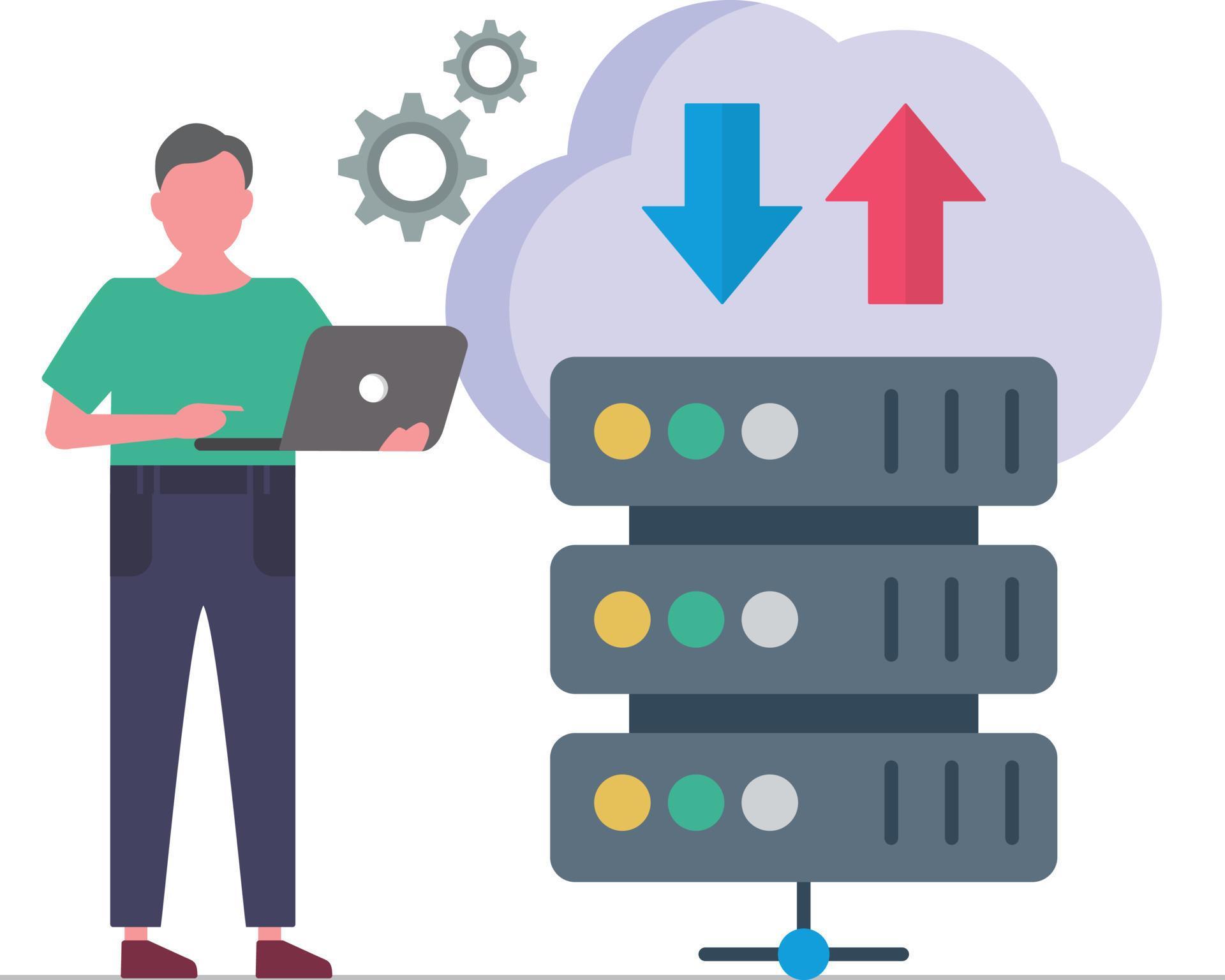 Database Illustration Design 10010502 Vector Art at Vecteezy