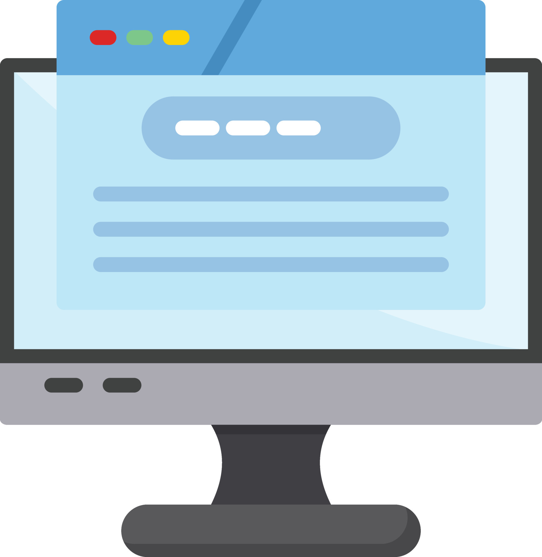 Website Flat Icon 10010717 Vector Art at Vecteezy