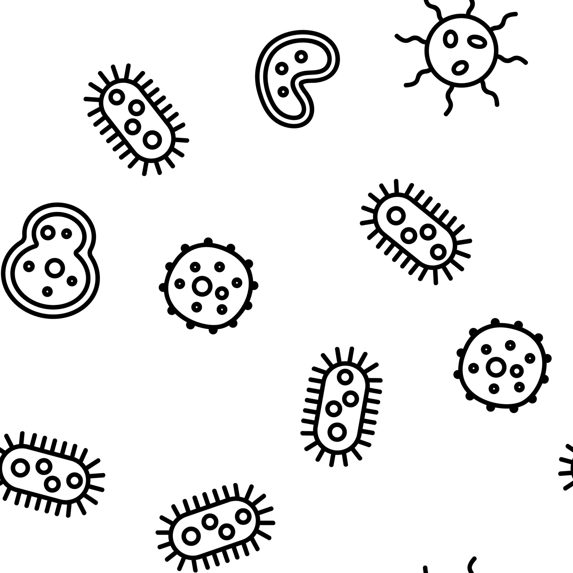 Pathogen Vector Seamless Pattern 10016499 Vector Art at Vecteezy