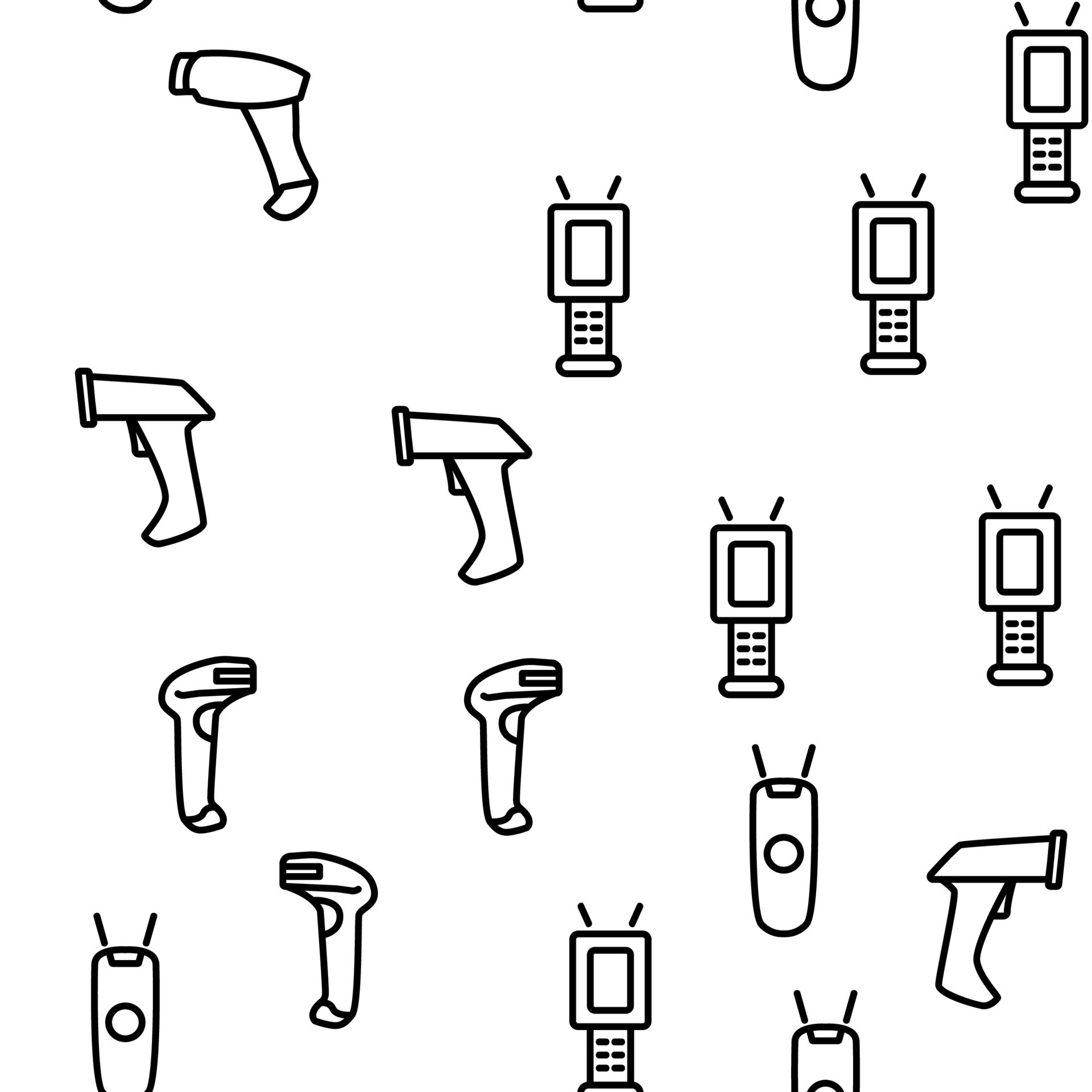 Barcode Scanner Device Vector Seamless Pattern 10018234 Vector Art at ... Barcode Scanner Device Vector Seamless Pattern 10018234 Vector Art at ...