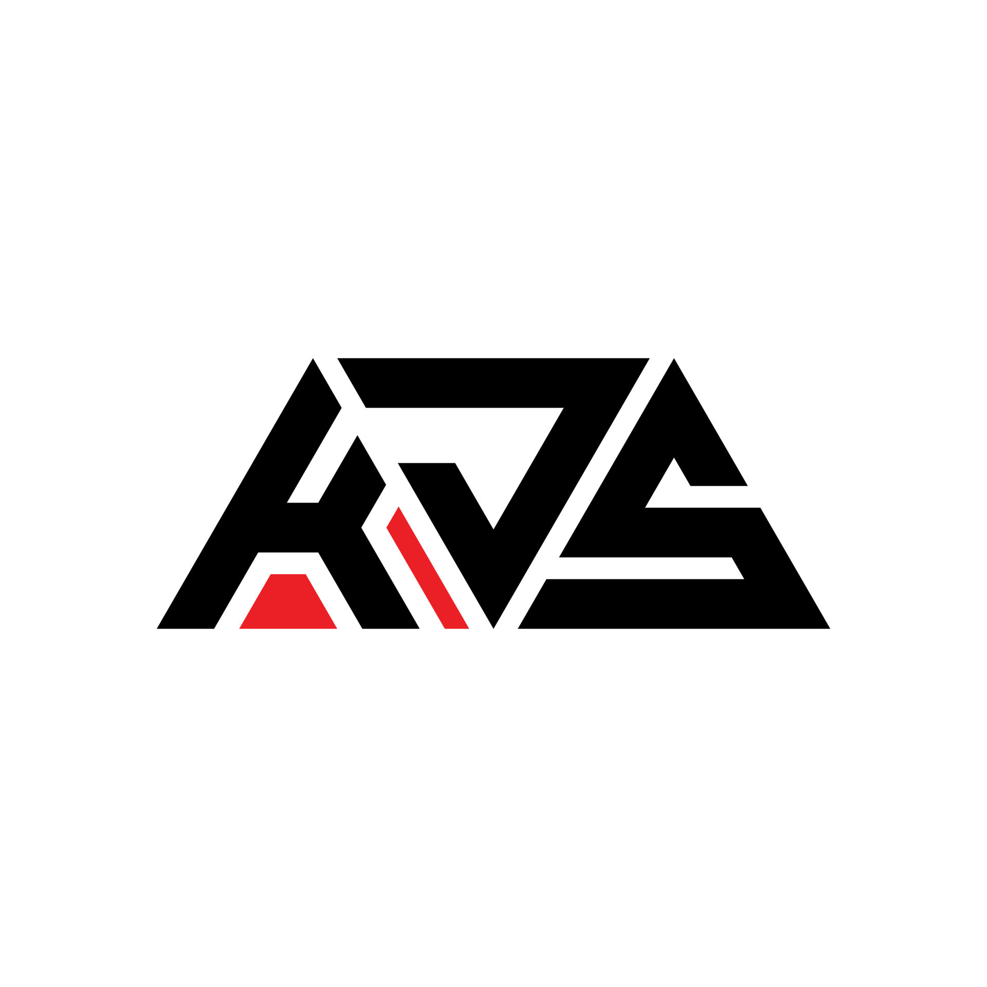 Kjs Triangle Letter Logo Design With Triangle Shape Kjs Triangle Logo Design Monogram Kjs