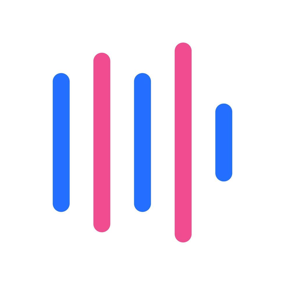 Sound Wave Icon with Two Tone Color 10030325 Vector Art at Vecteezy