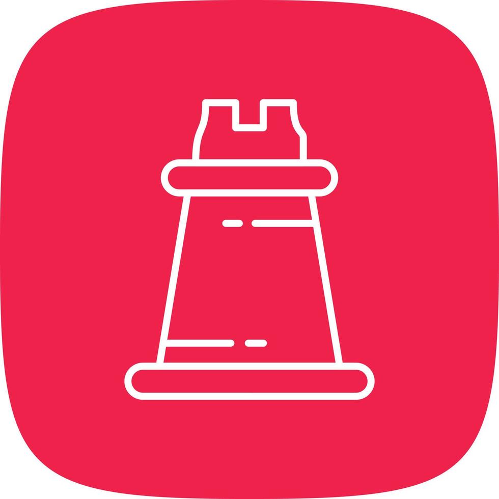 Chess Piece Line Round Corner 10034500 Vector Art at Vecteezy