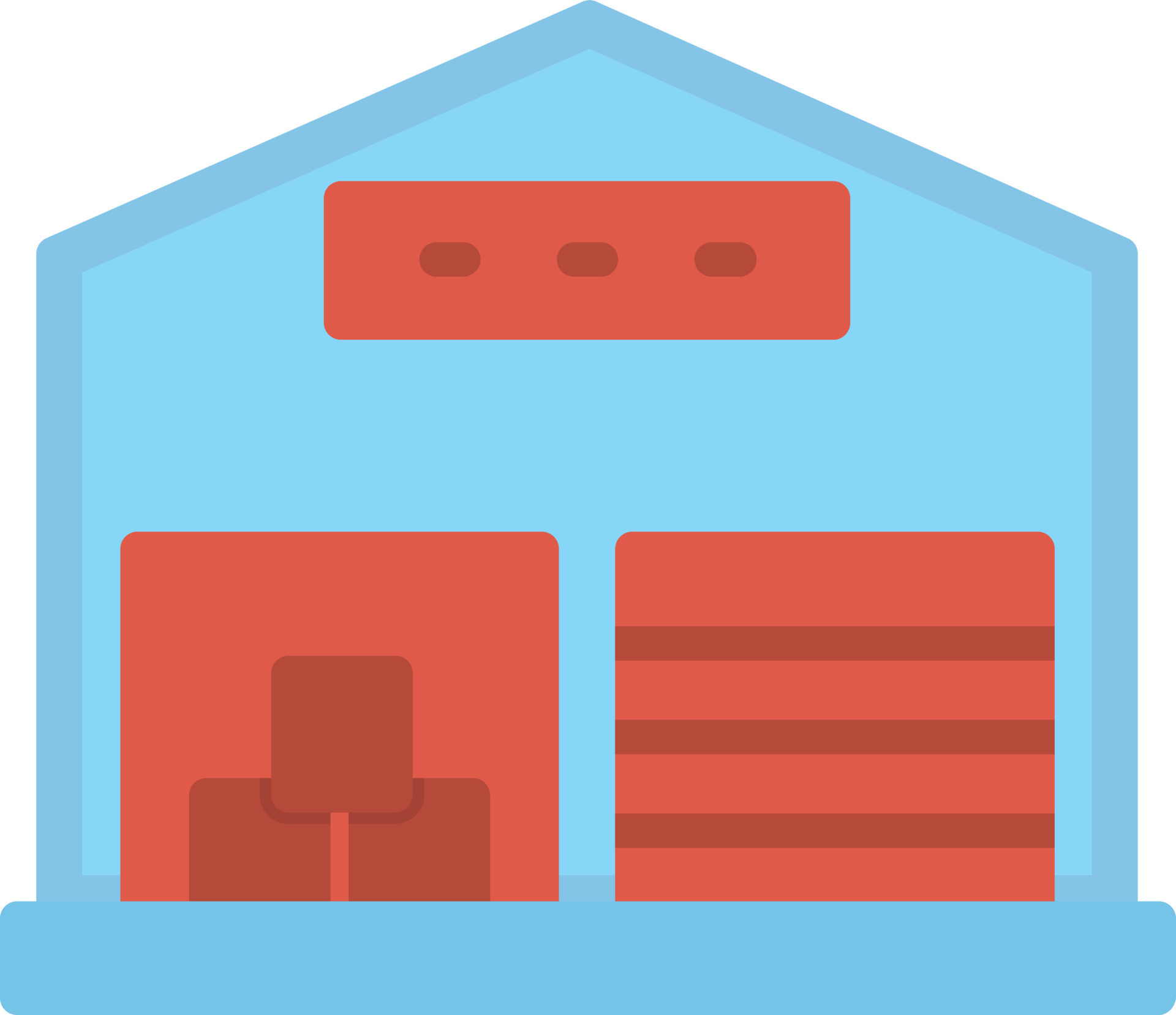 Warehouse Flat Icon 10037545 Vector Art at Vecteezy Warehouse Flat Icon 10037545 Vector Art at Vecteezy