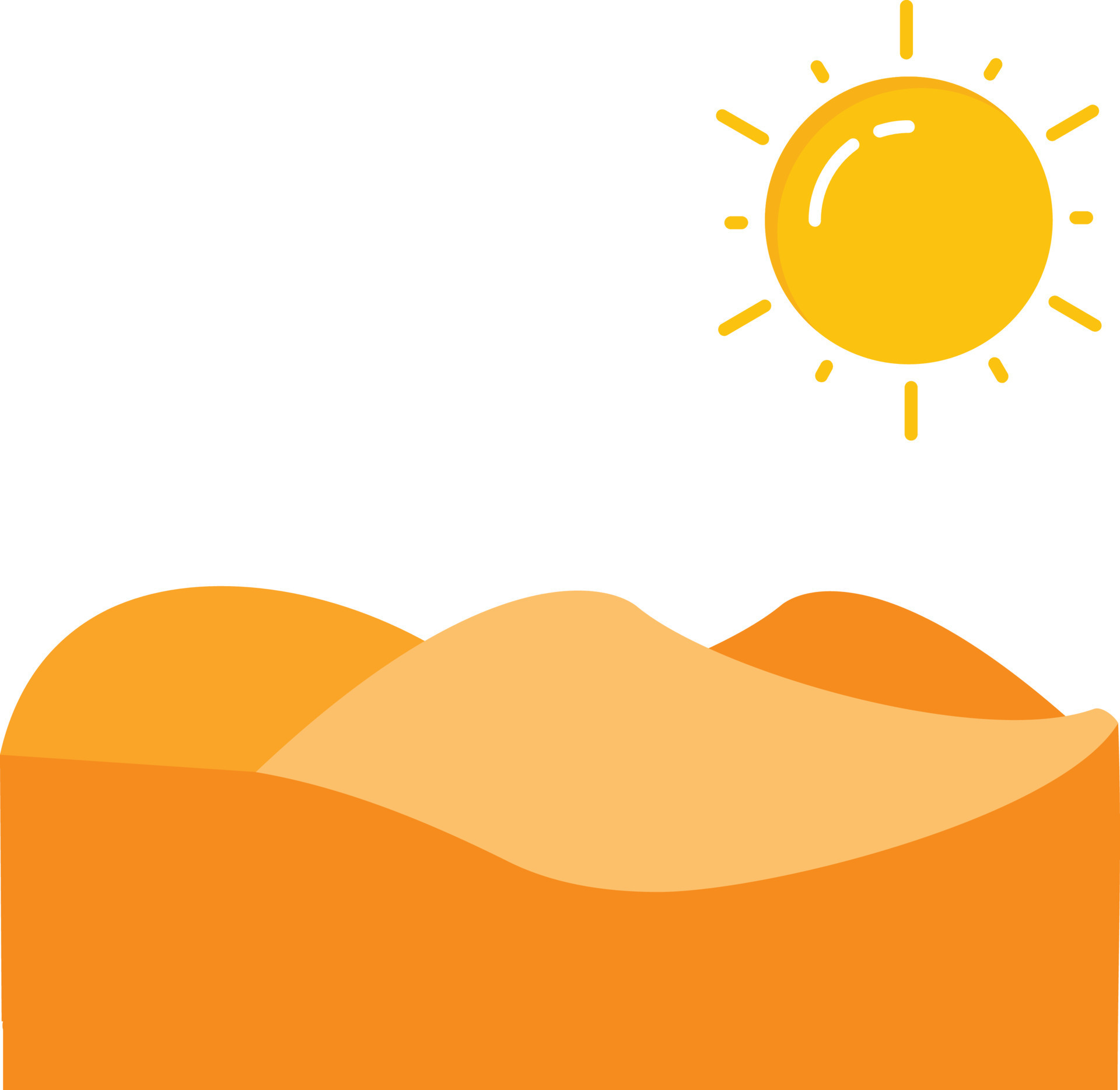 Desert Flat Icon 10037652 Vector Art at Vecteezy
