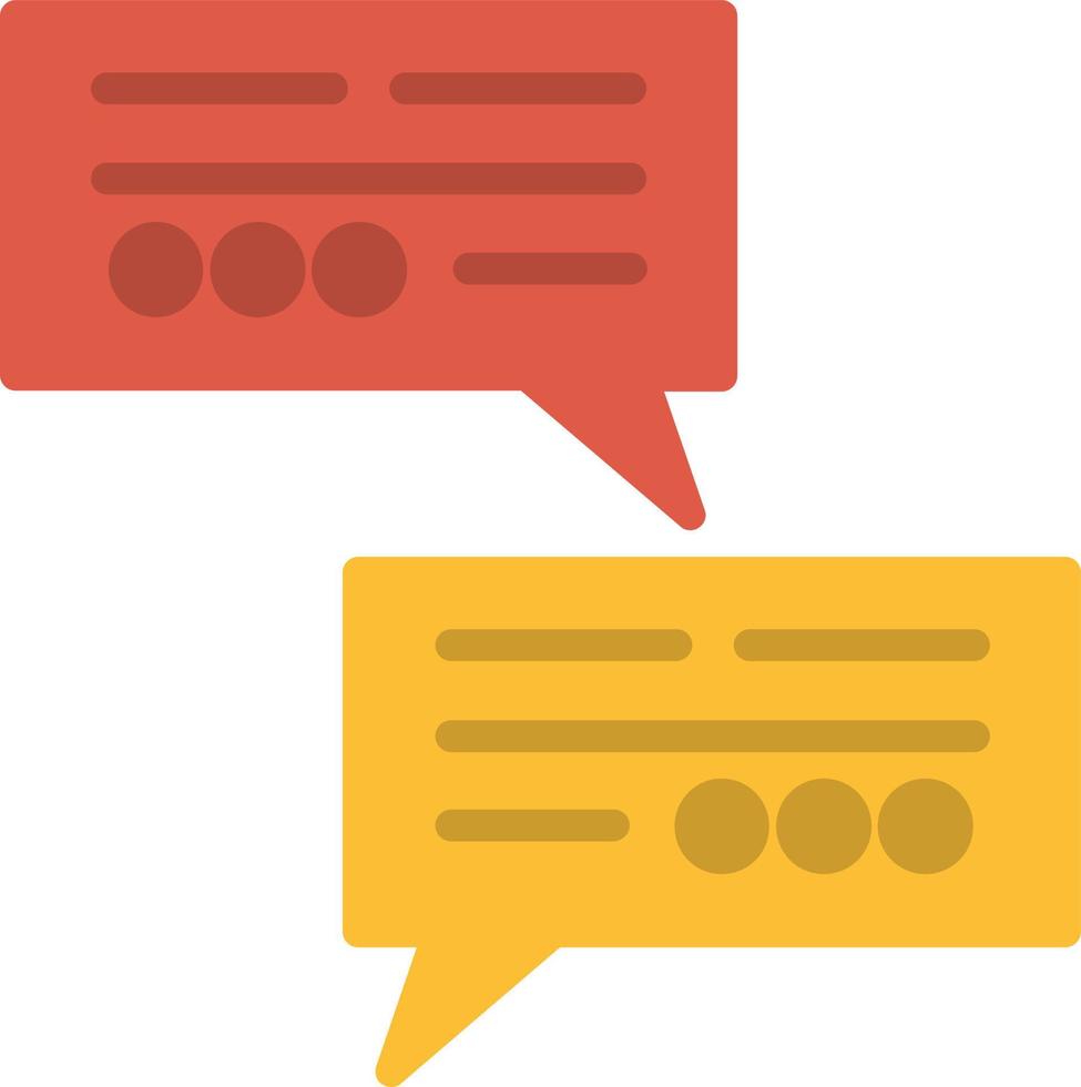 Message Flat Icon 10037726 Vector Art at Vecteezy