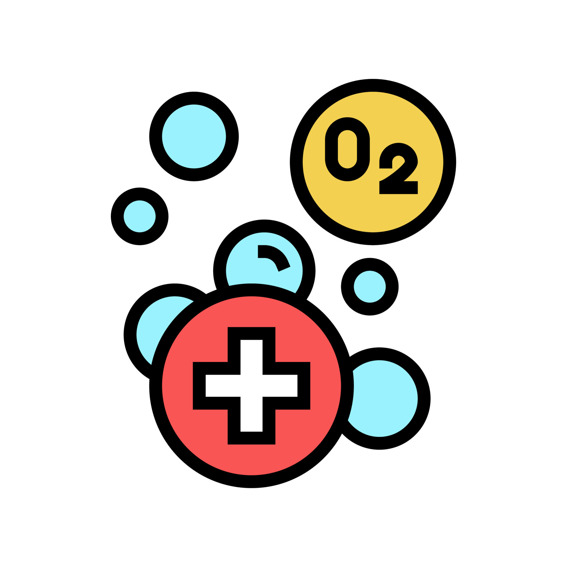 water adding oxygen color icon vector illustration 10043123 Vector Art ... water adding oxygen color icon vector illustration 10043123 Vector Art ...