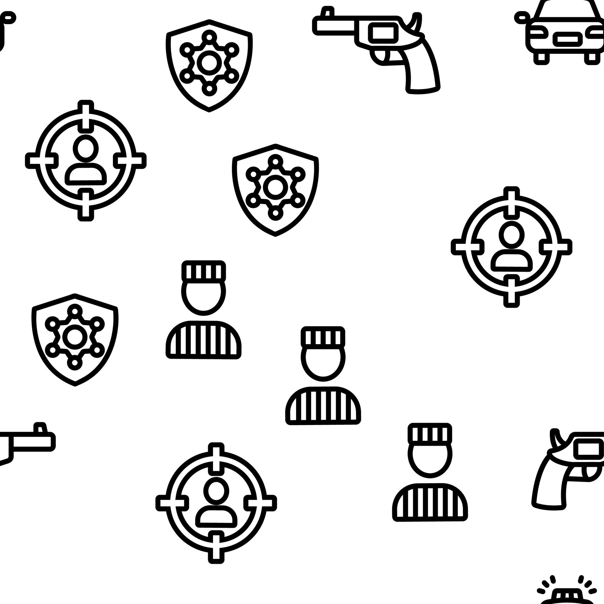 Arrest Elements Seamless Pattern Vector 10043238 Vector Art at Vecteezy Arrest Elements Seamless Pattern Vector 10043238 Vector Art at Vecteezy