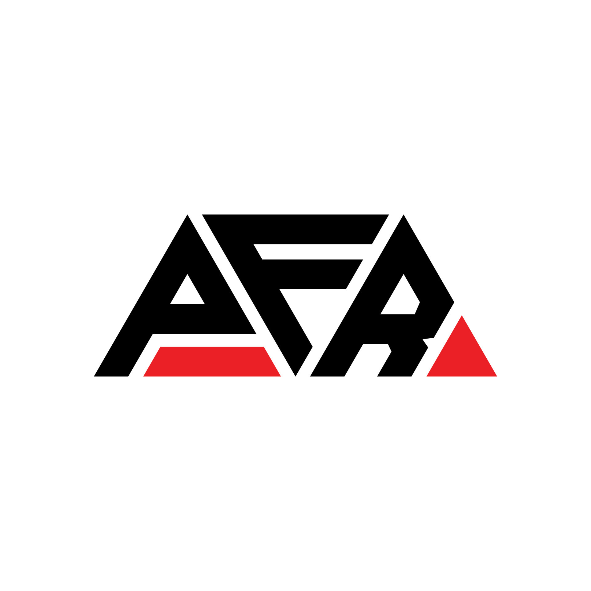 Pfr Triangle Letter Logo Design With Triangle Shape Pfr Triangle Logo