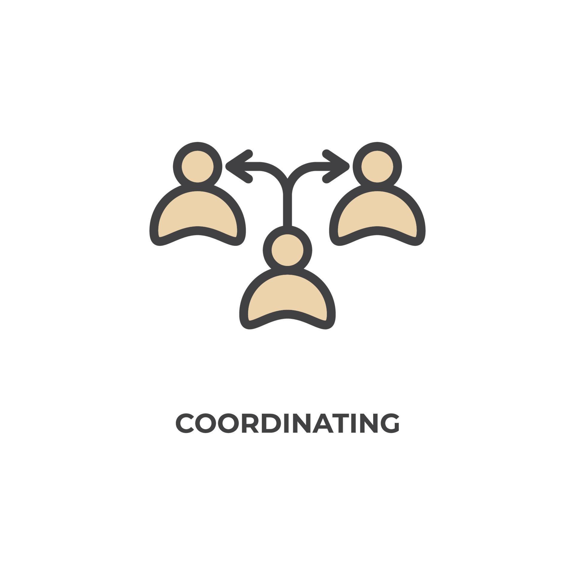 Vector Sign Of Coordinating Symbol Is Isolated On A White Background Icon Color Editable