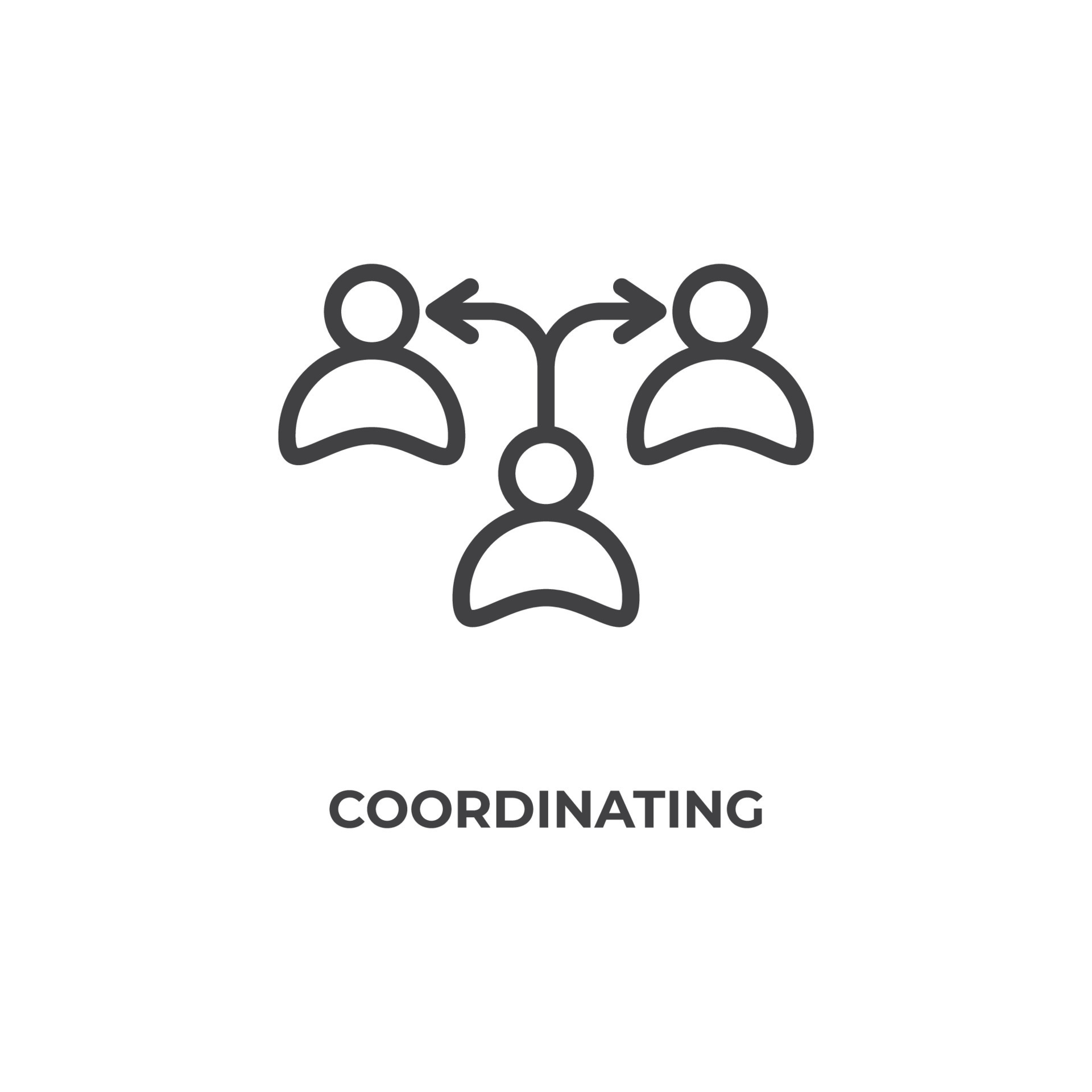 Vector Sign Of Coordinating Symbol Is Isolated On A White Background Icon Color Editable