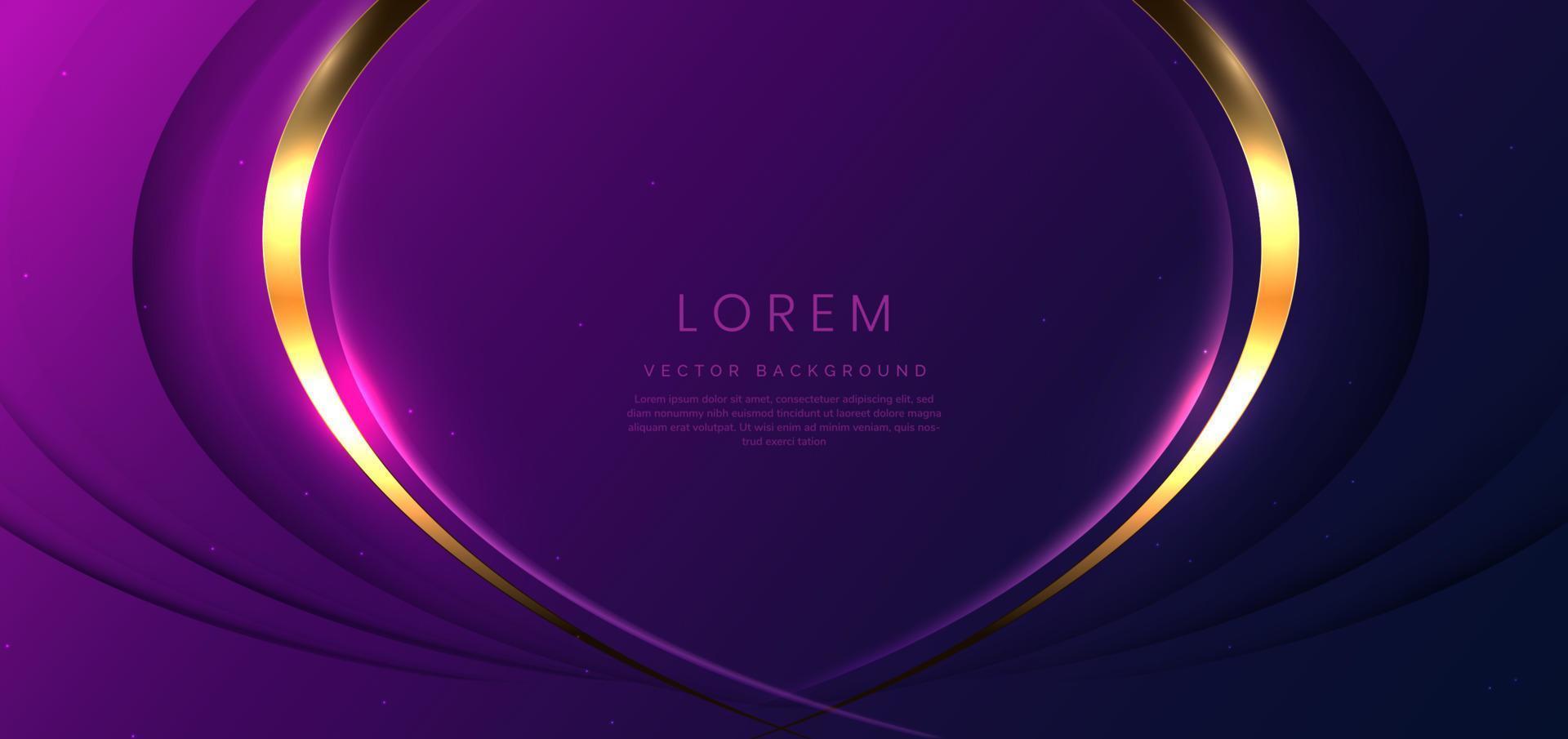 Purple Blue Gold Background