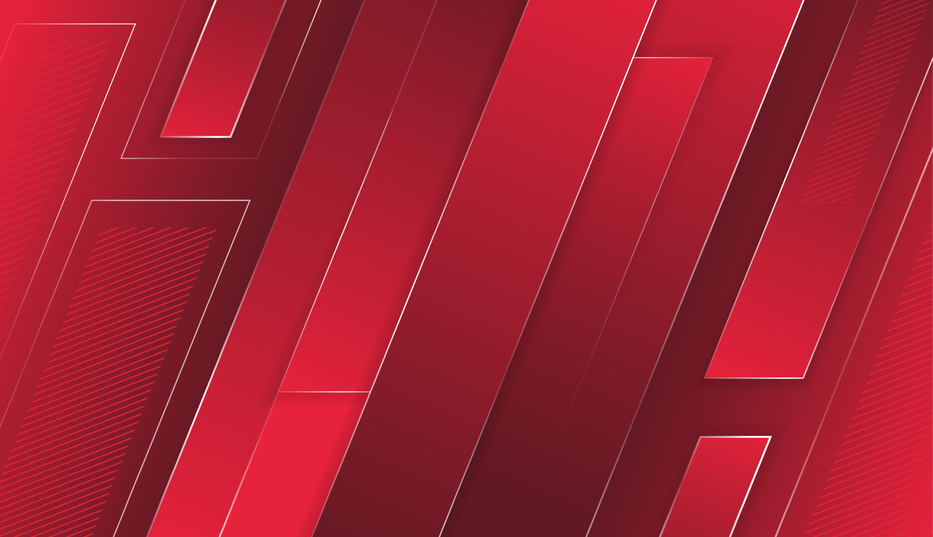 Modern Geometric Strips Line Abstract Red Gradient Rectangle Background Strips Line Vector