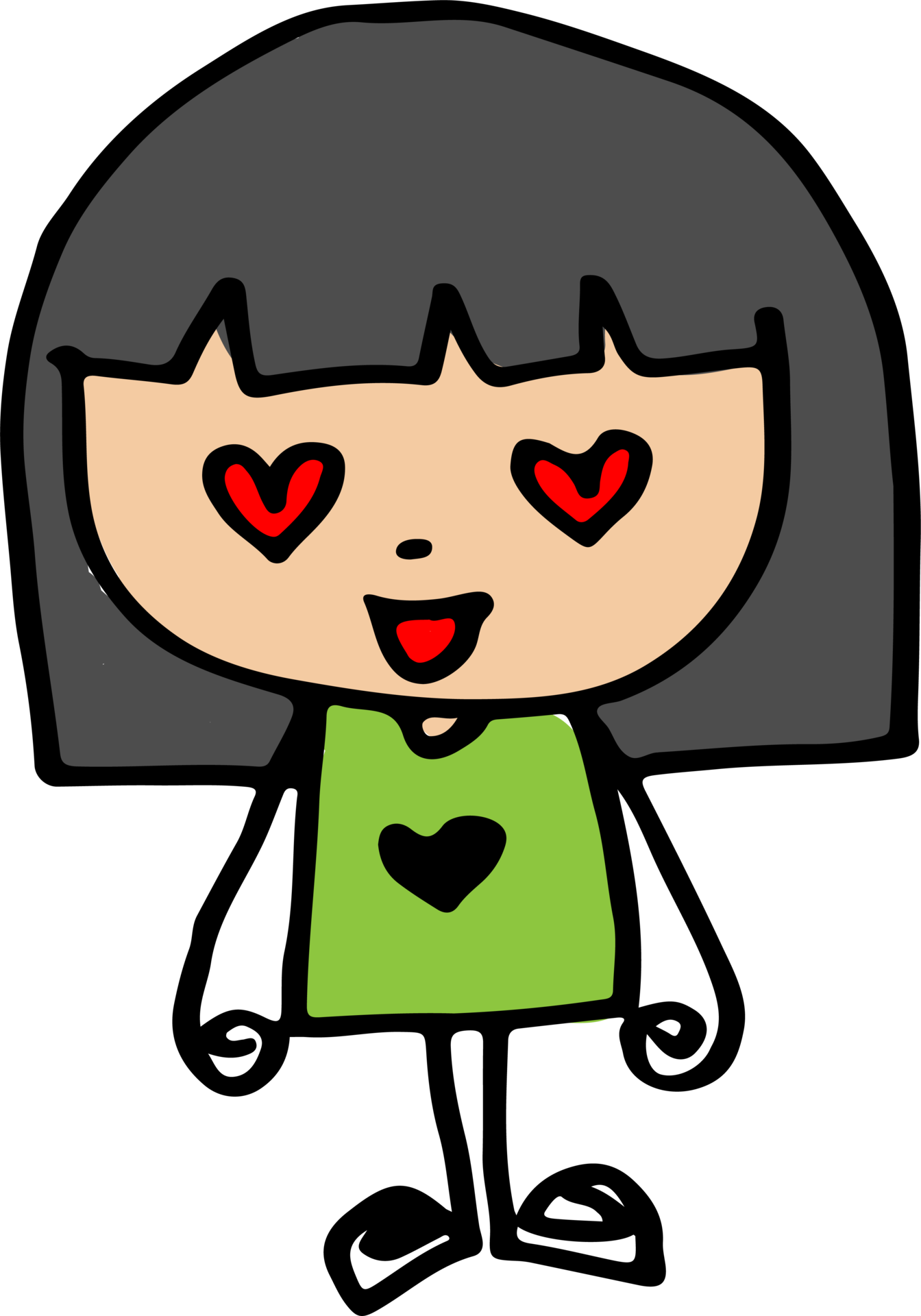 Draw Cute Cartoon People Man And Woman 10055870 Png