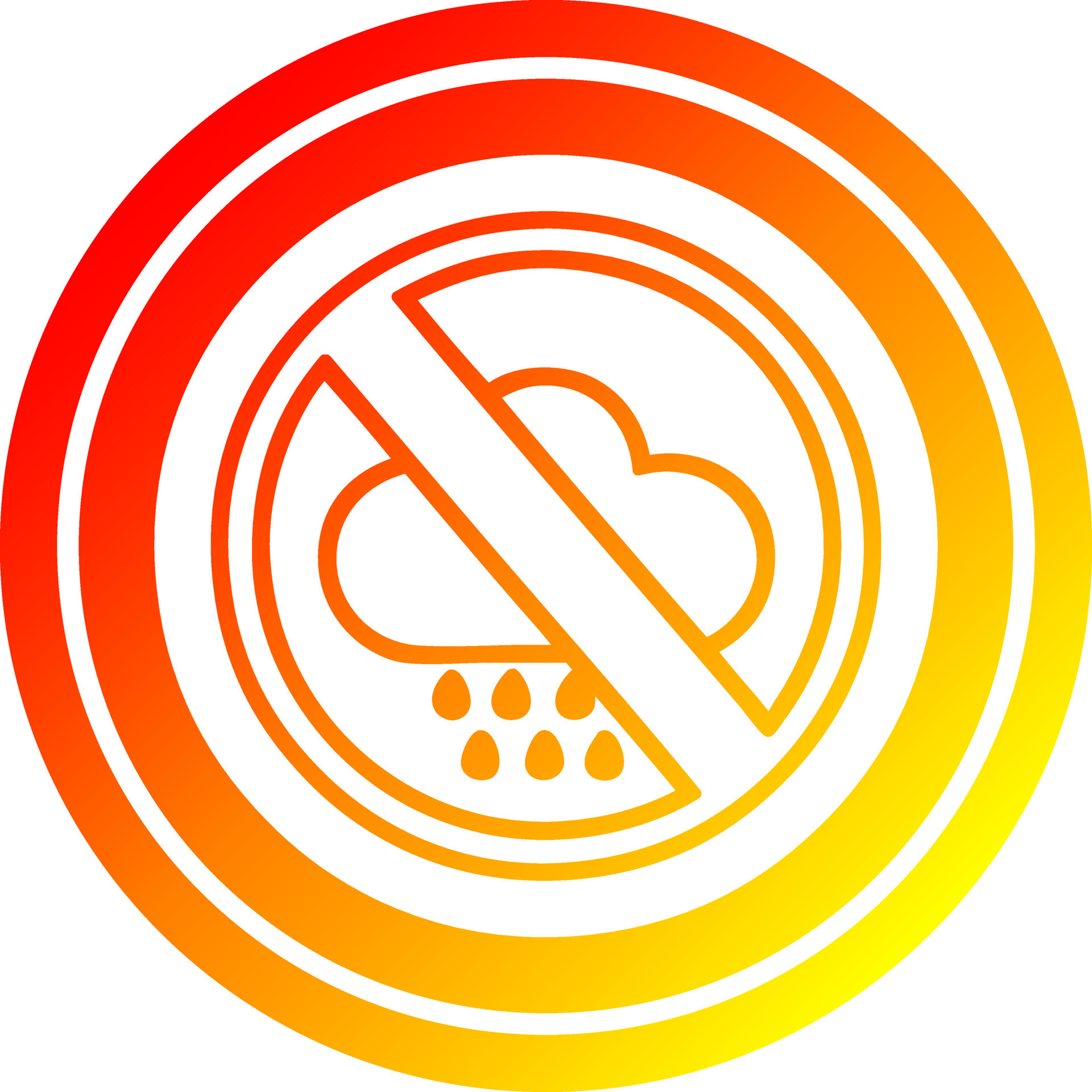 No Bad Weather Circular In Hot Gradient Spectrum 10059619 Vector Art At Vecteezy