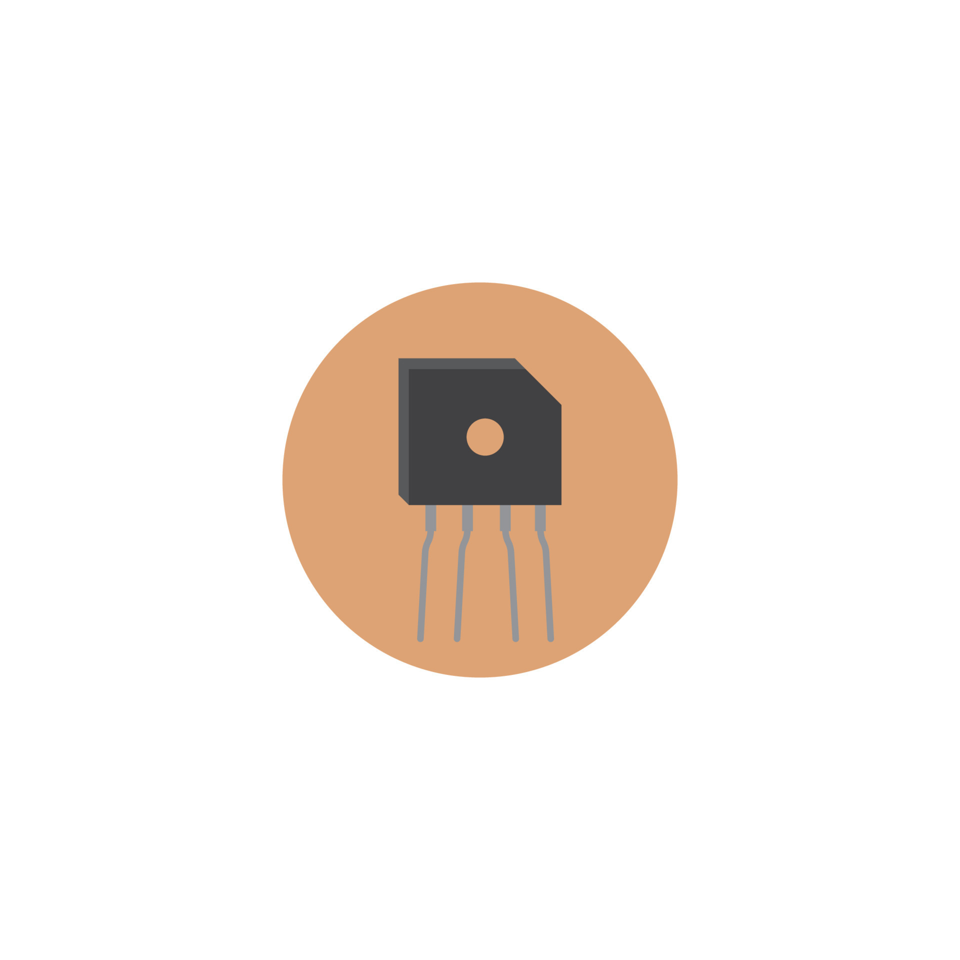 Diode icon. vector illustration template design 10060362 Vector Art at ...