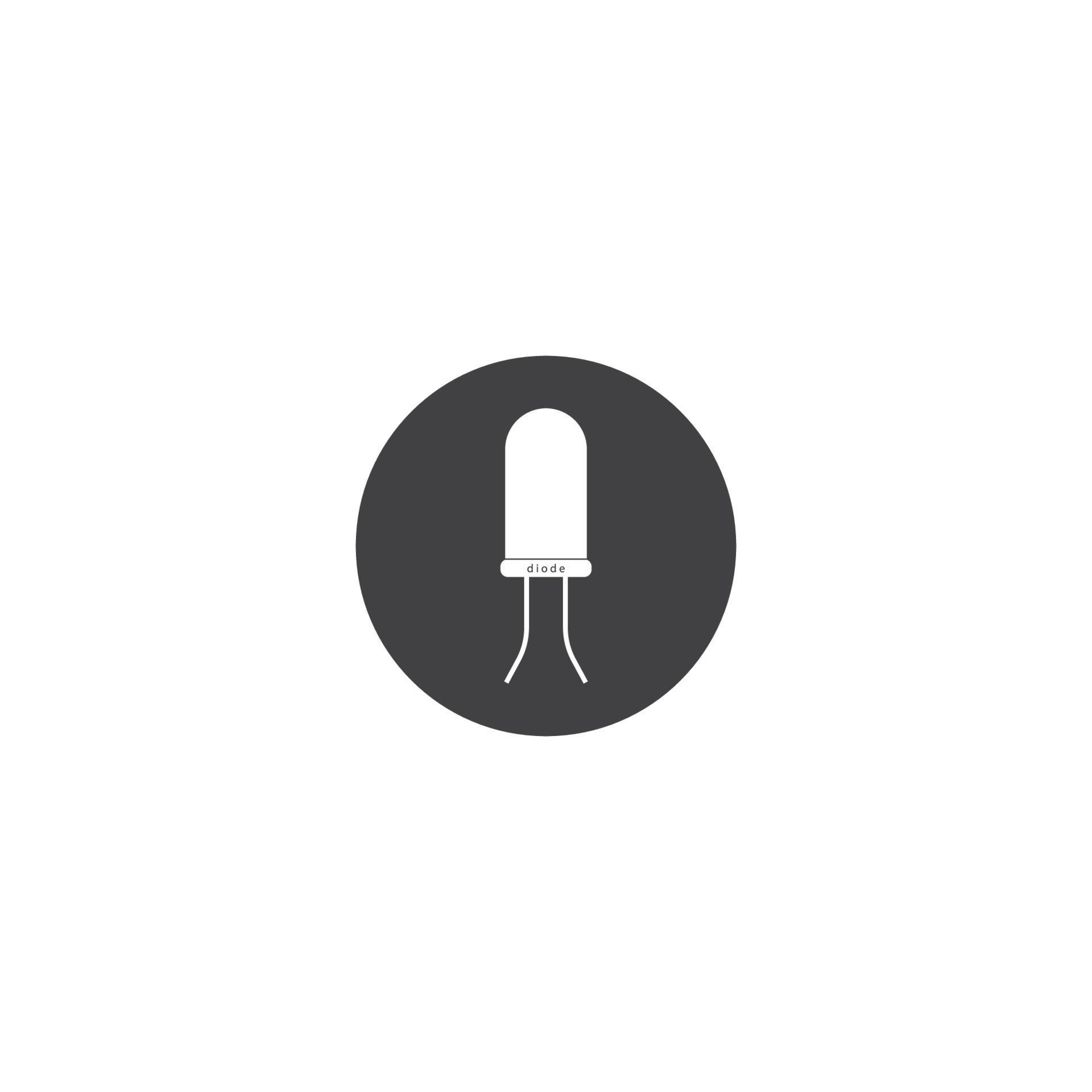 Diode icon. vector illustration template design 10060476 Vector Art at ...