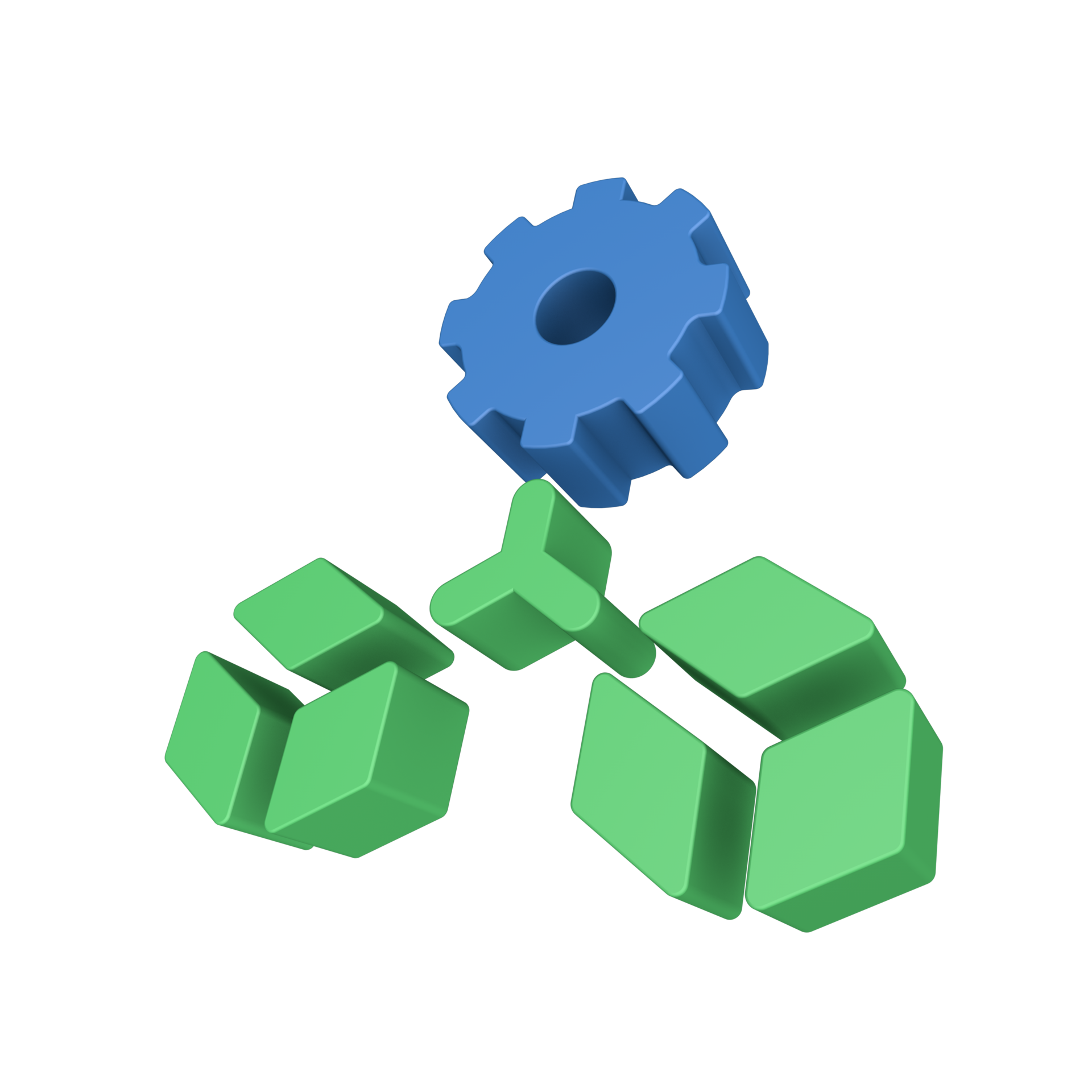 3D Data Processing Icon 10063310 PNG