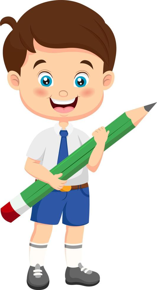 Kids With Pencil Clipart Kids Pencil Images Free Download On Freepik