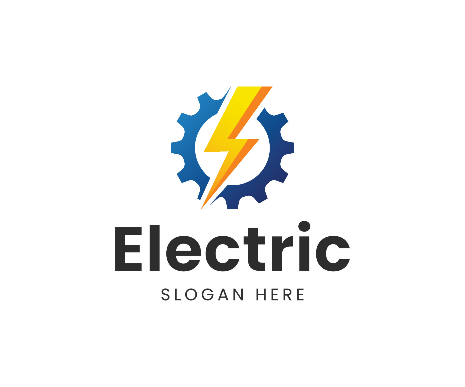 Electric gear logo template, Electrical Logo Vector. 10072513 Vector ... Electric gear logo template, Electrical Logo Vector. 10072513 Vector ...