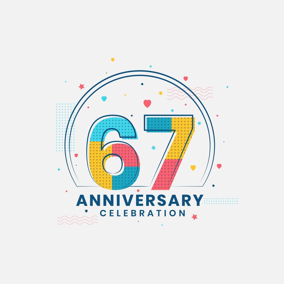 67 Anniversary celebration, Modern 67th Anniversary design 10075935 ... 67 Anniversary celebration, Modern 67th Anniversary design 10075935 ...