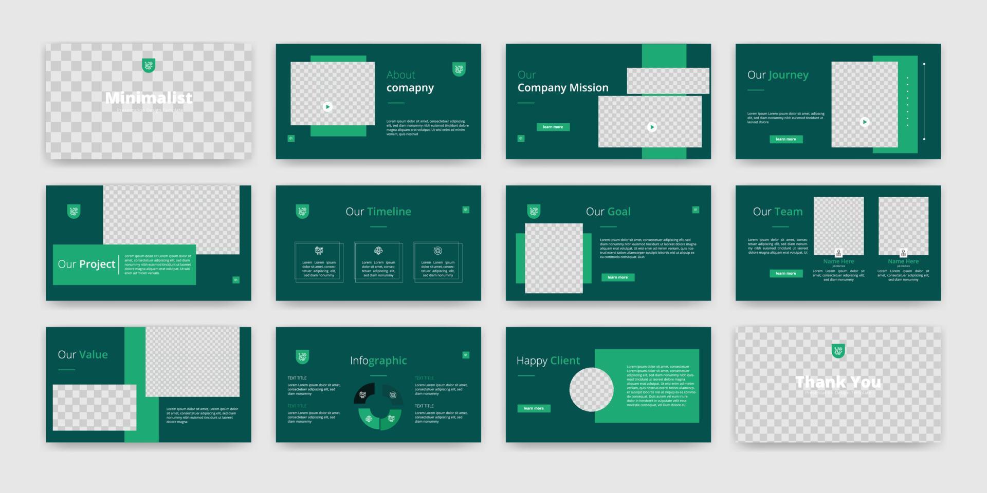 minimalist business presentation powerpoint template 10076183 Vector ... minimalist business presentation powerpoint template 10076183 Vector ...