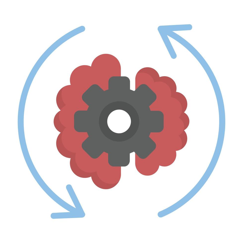 Brain Process Flat Icon 10085818 Vector Art at Vecteezy Brain Process Flat Icon 10085818 Vector Art at Vecteezy