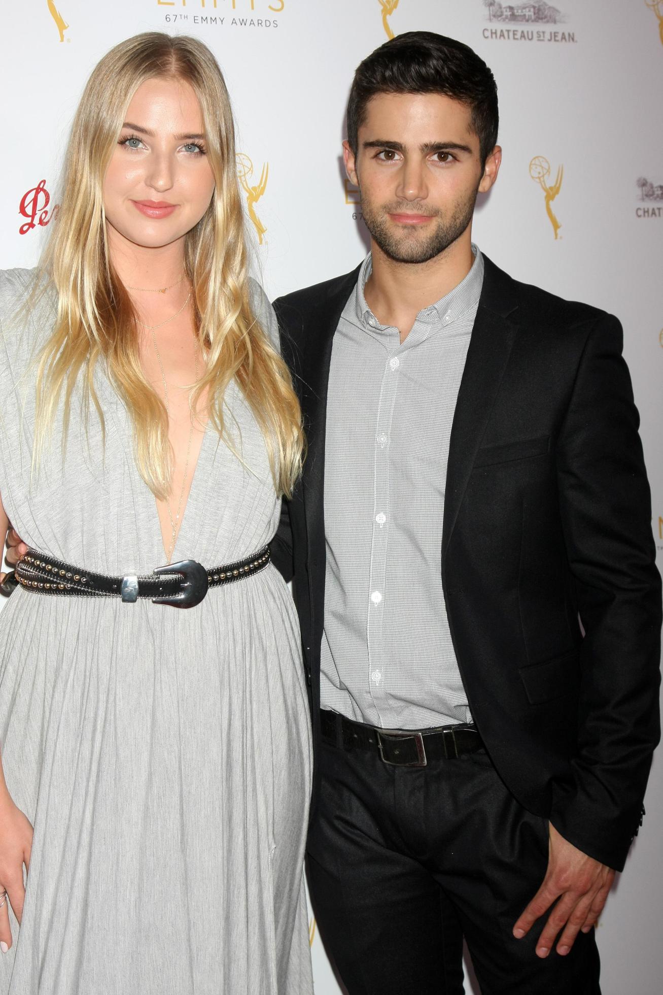 los angeles, 26 de agosto - veronica dunne, max ehrich en la recepción ... los angeles, 26 de agosto - veronica dunne, max ehrich en la recepción ...
