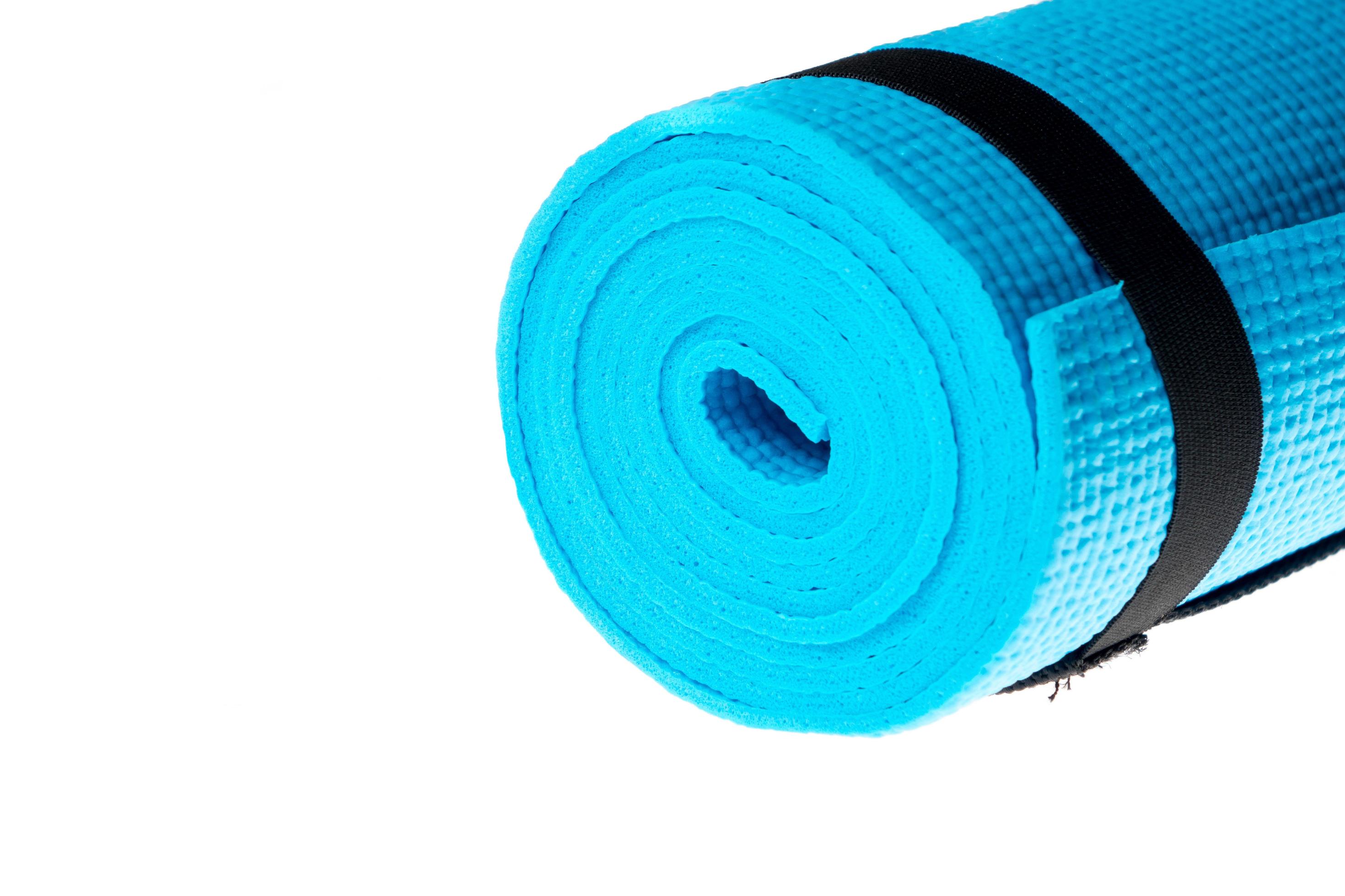 yoga mat isolated on white 10098671 Stock Photo at Vecteezy