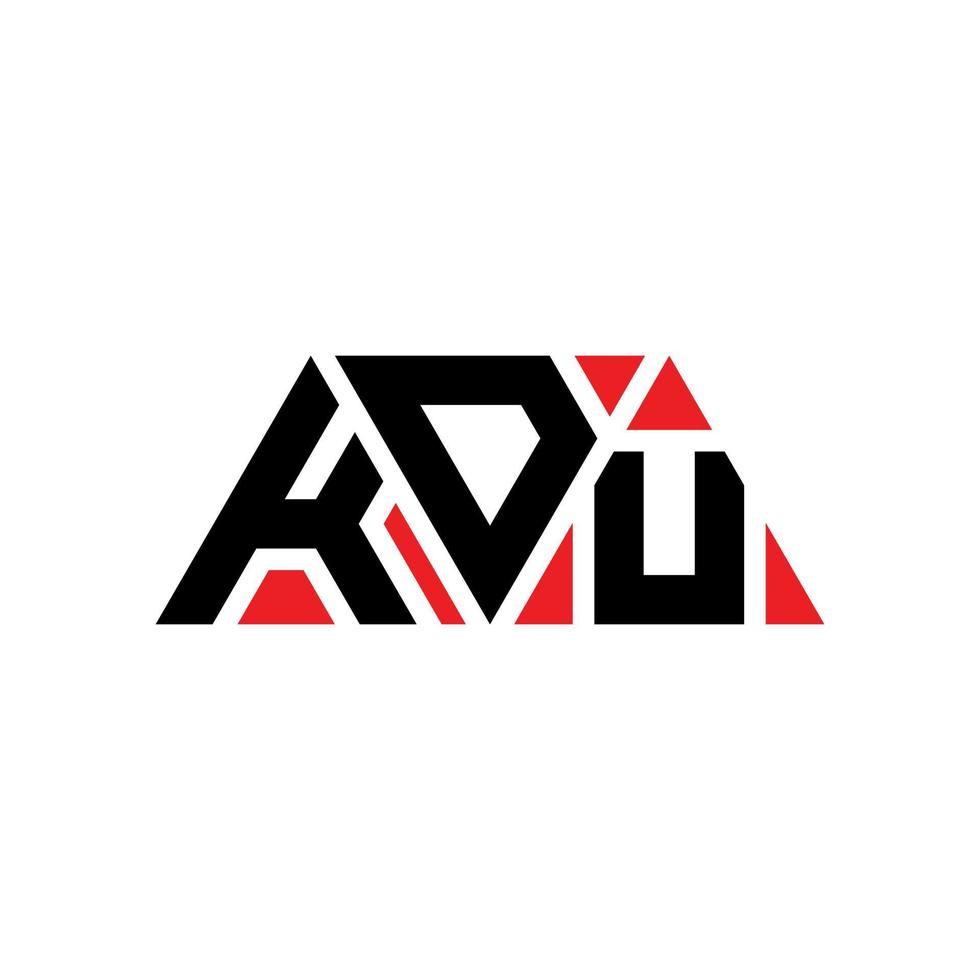 KDU triangle letter logo design with triangle shape. KDU triangle logo ... KDU triangle letter logo design with triangle shape. KDU triangle logo ...