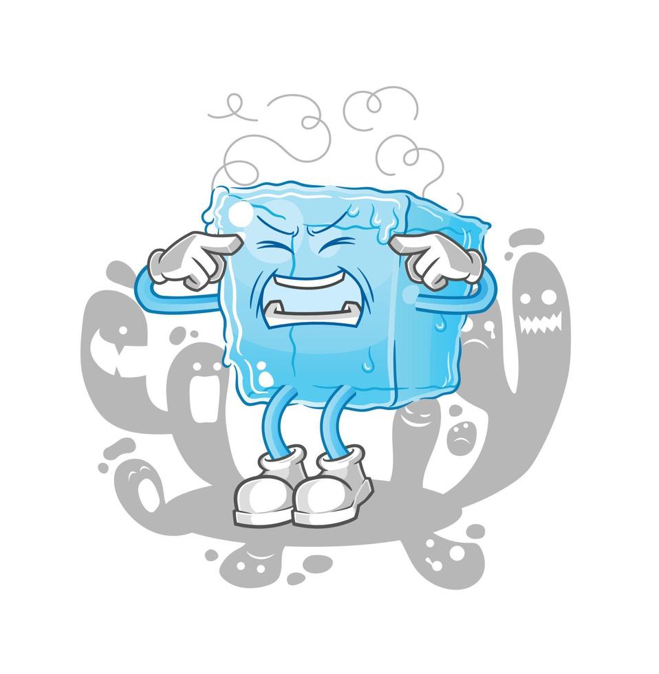 Ice Cube Cartoon Vector 10104296 Vector Art At Vecteezy