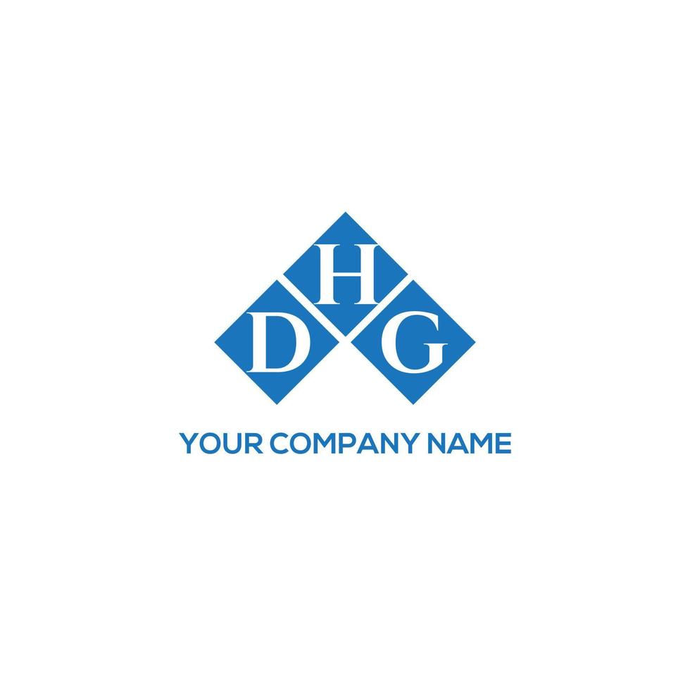 DHG letter logo design on WHITE background. DHG creative initials letter logo concept. DHG ...