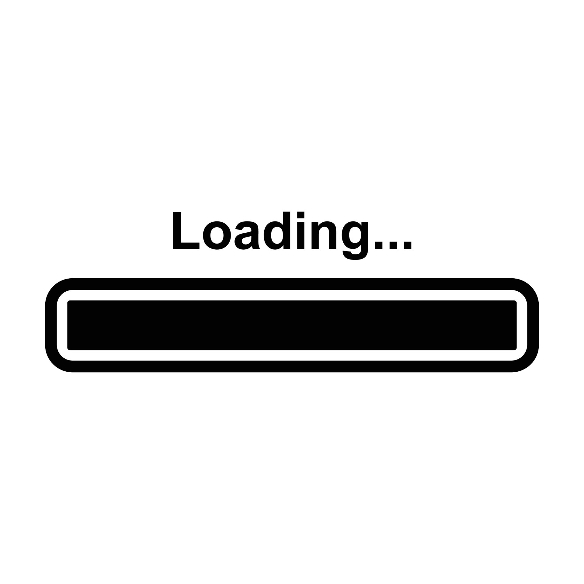 loading bar icon vector design template 10107543 Vector Art at Vecteezy