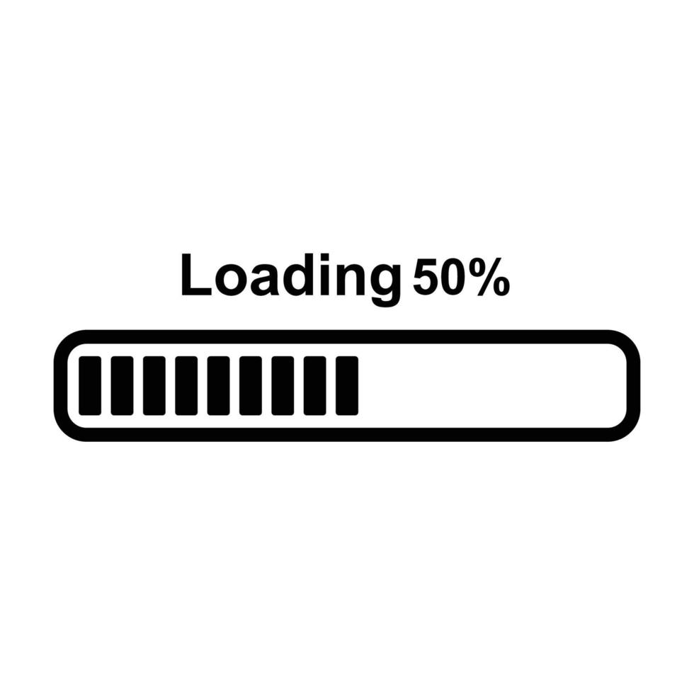 loading bar icon vector design template 10107552 Vector Art at Vecteezy
