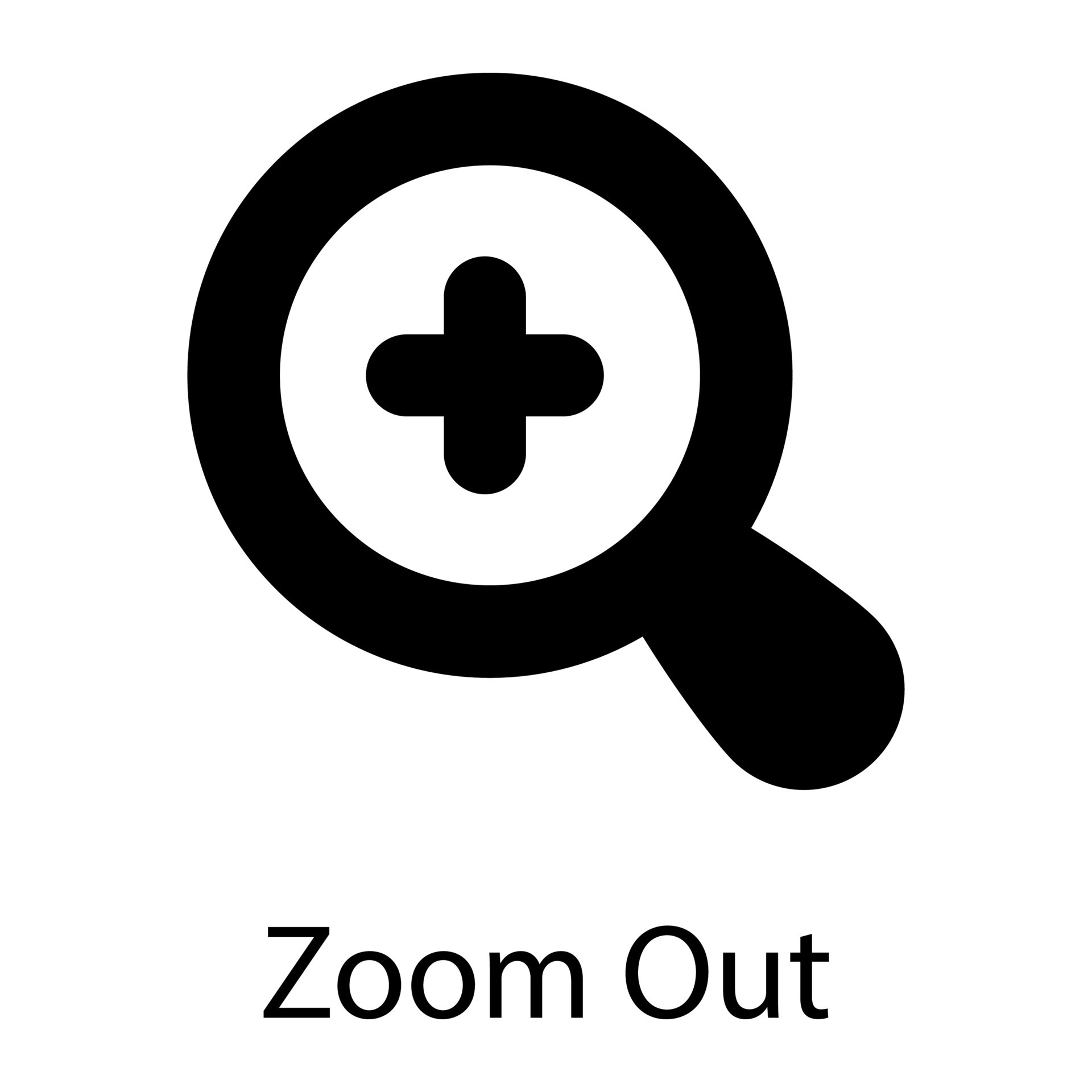 lupa, zoom en icono de glifo aislado sobre fondo blanco 10110266 Vector en Vecteezy