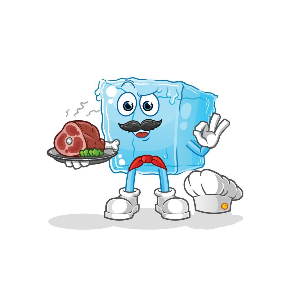 Ice Cube Cartoon Vector 10110331 Vector Art At Vecteezy