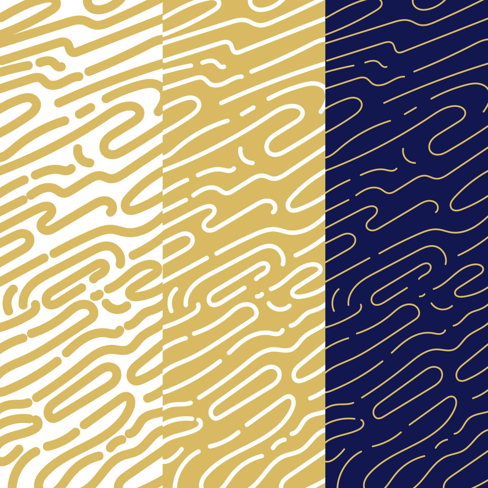 Rounded lines pattern collection 10127060 Vector Art at Vecteezy