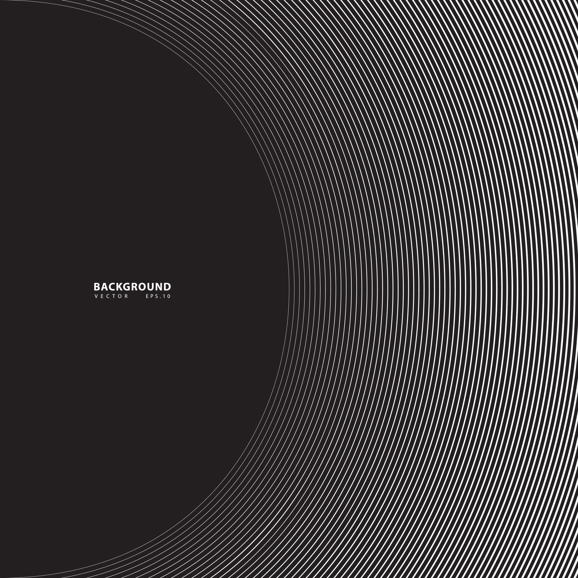 Abstract Background Vector Template For Your Ideas Monochromatic Lines Texture Waved Lines