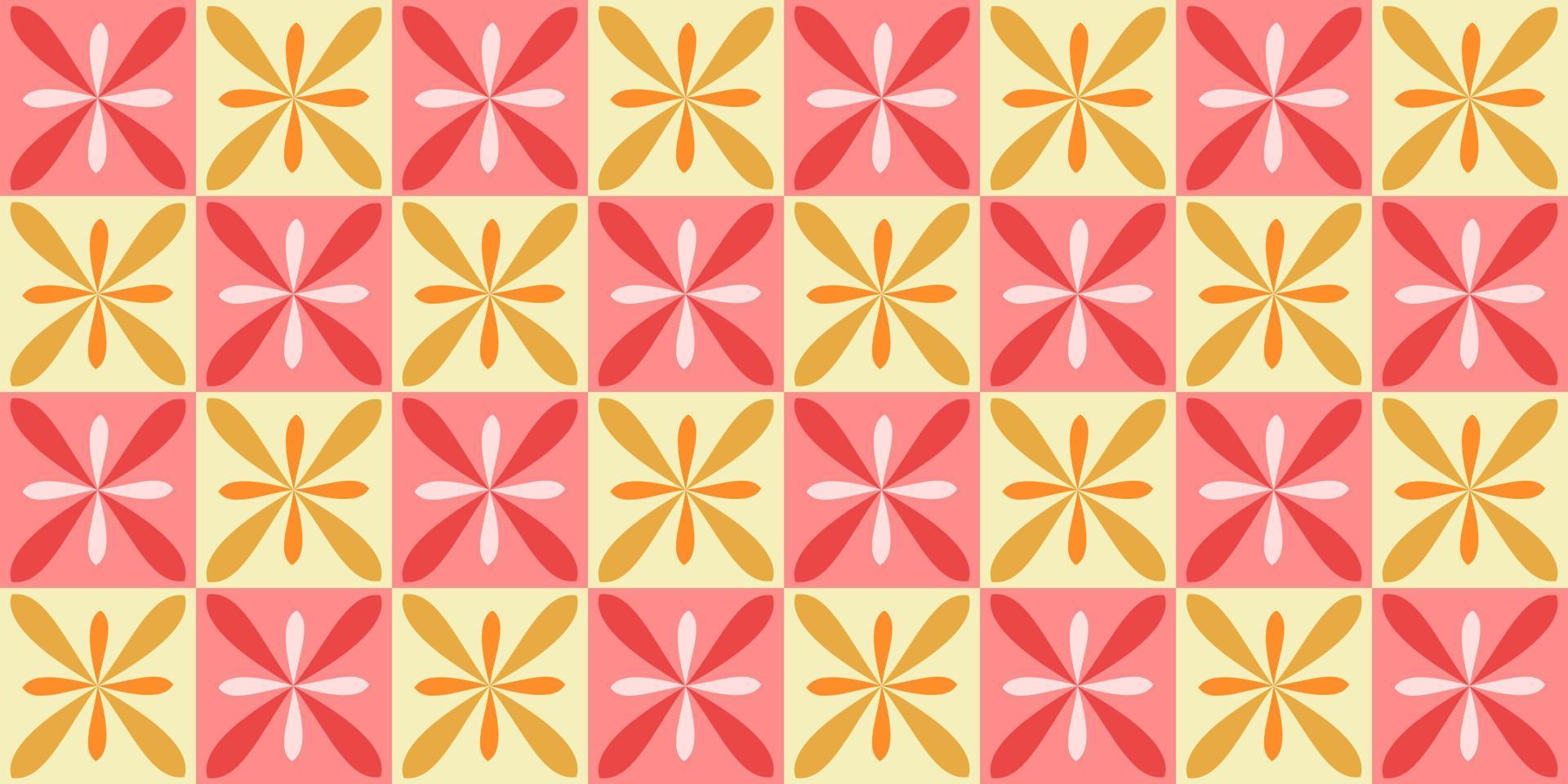 Geometric Pattern Vector Illustration With Repeating Geometric Shapes