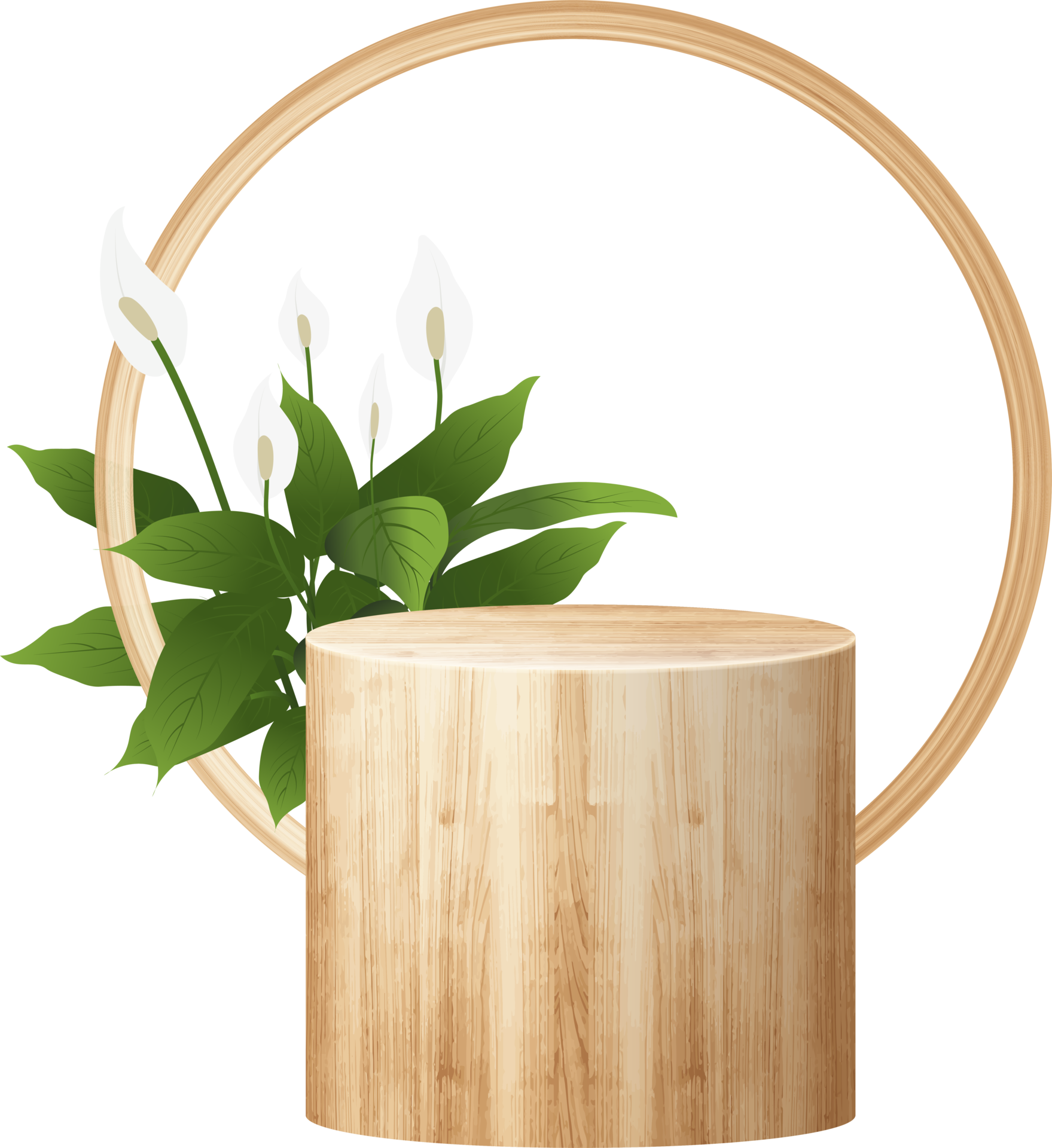 Wooden product display podium 10135341 PNG Wooden product display podium 10135341 PNG
