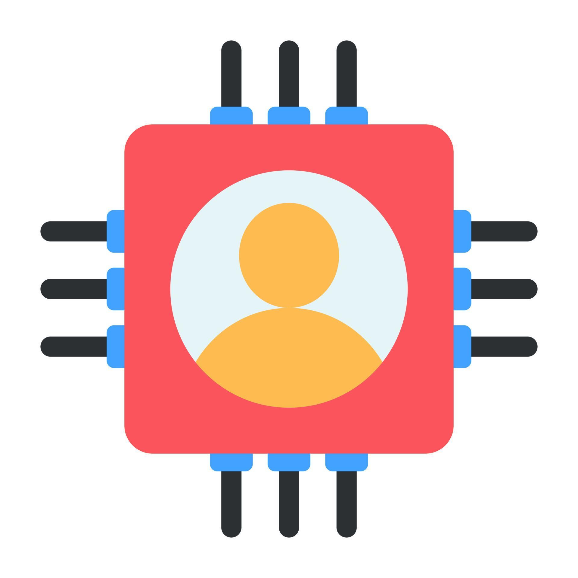 Human processor icon, editable vector 10138056 Vector Art at Vecteezy