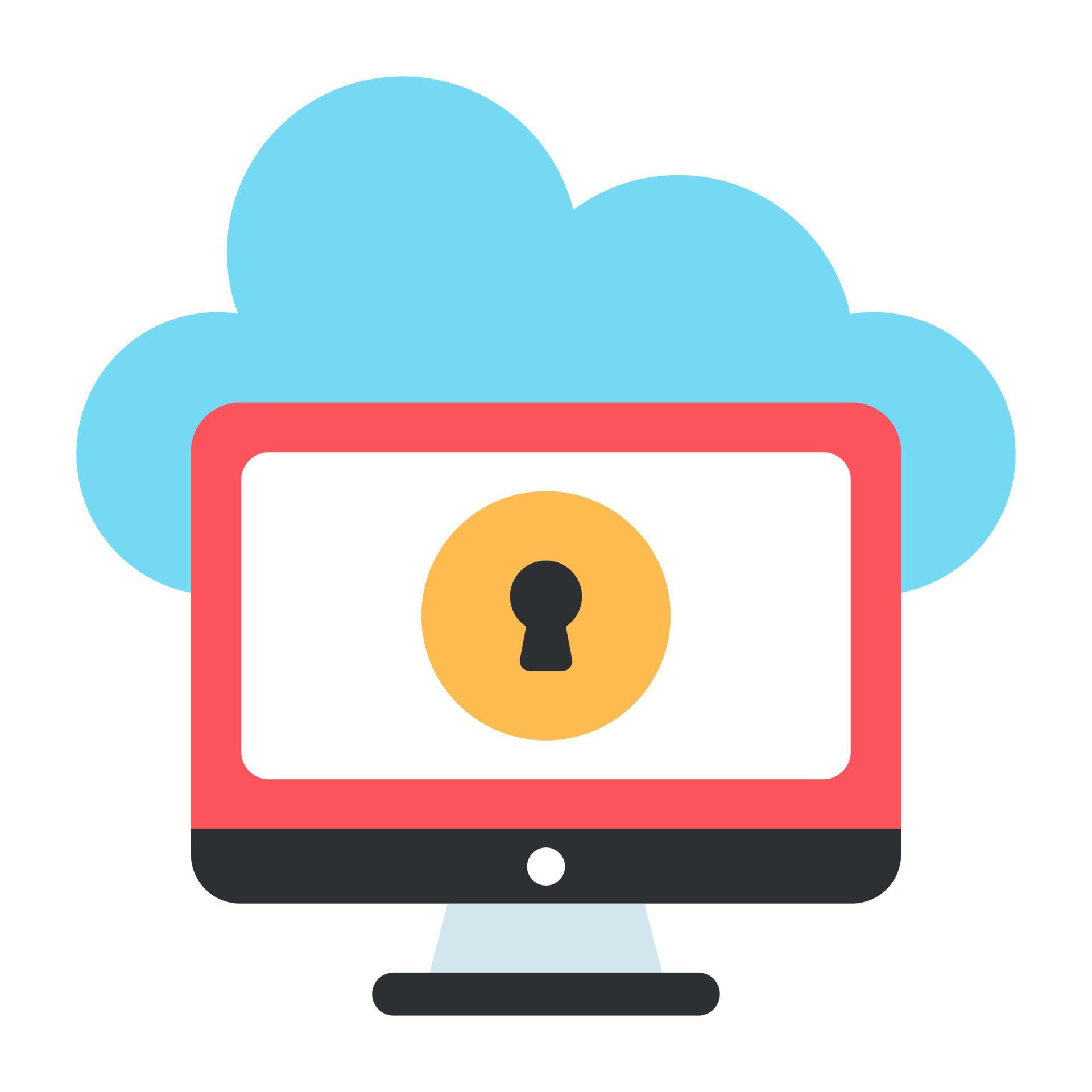 Modern design icon of computer security 10138064 Vector Art at Vecteezy