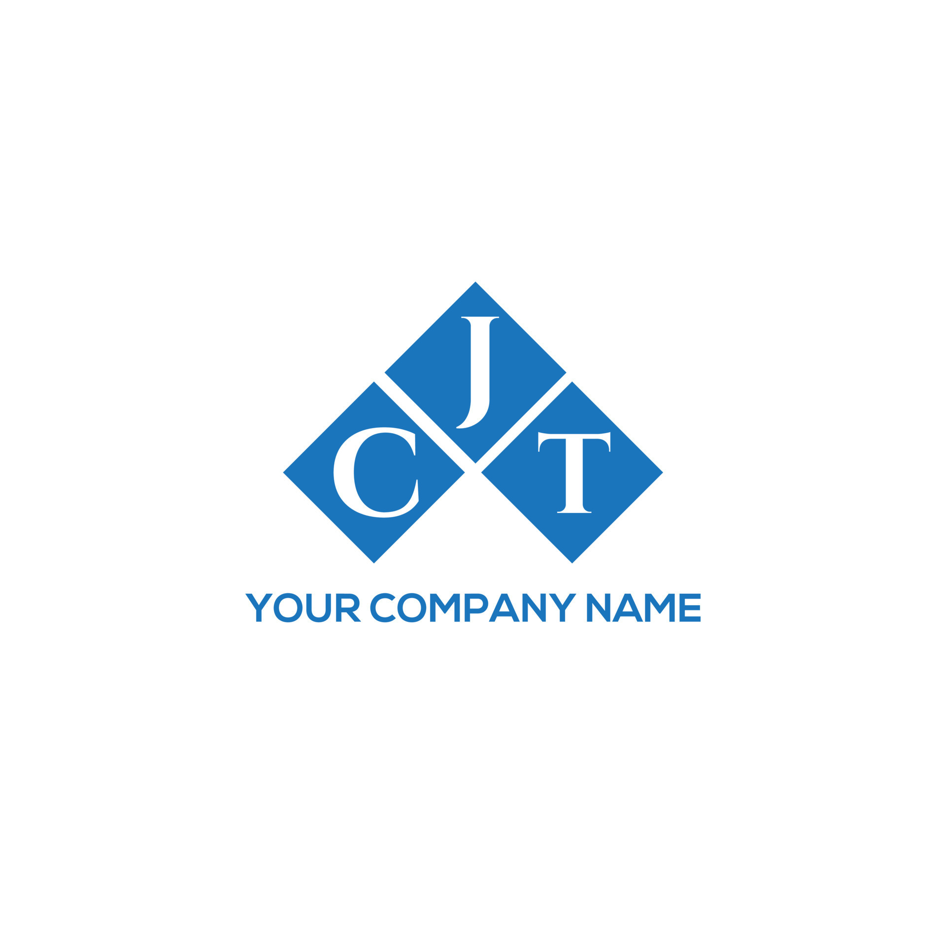 cjt creative iniciales carta logo concepto. cjt letter design.cjt letter logo design sobre fondo ...