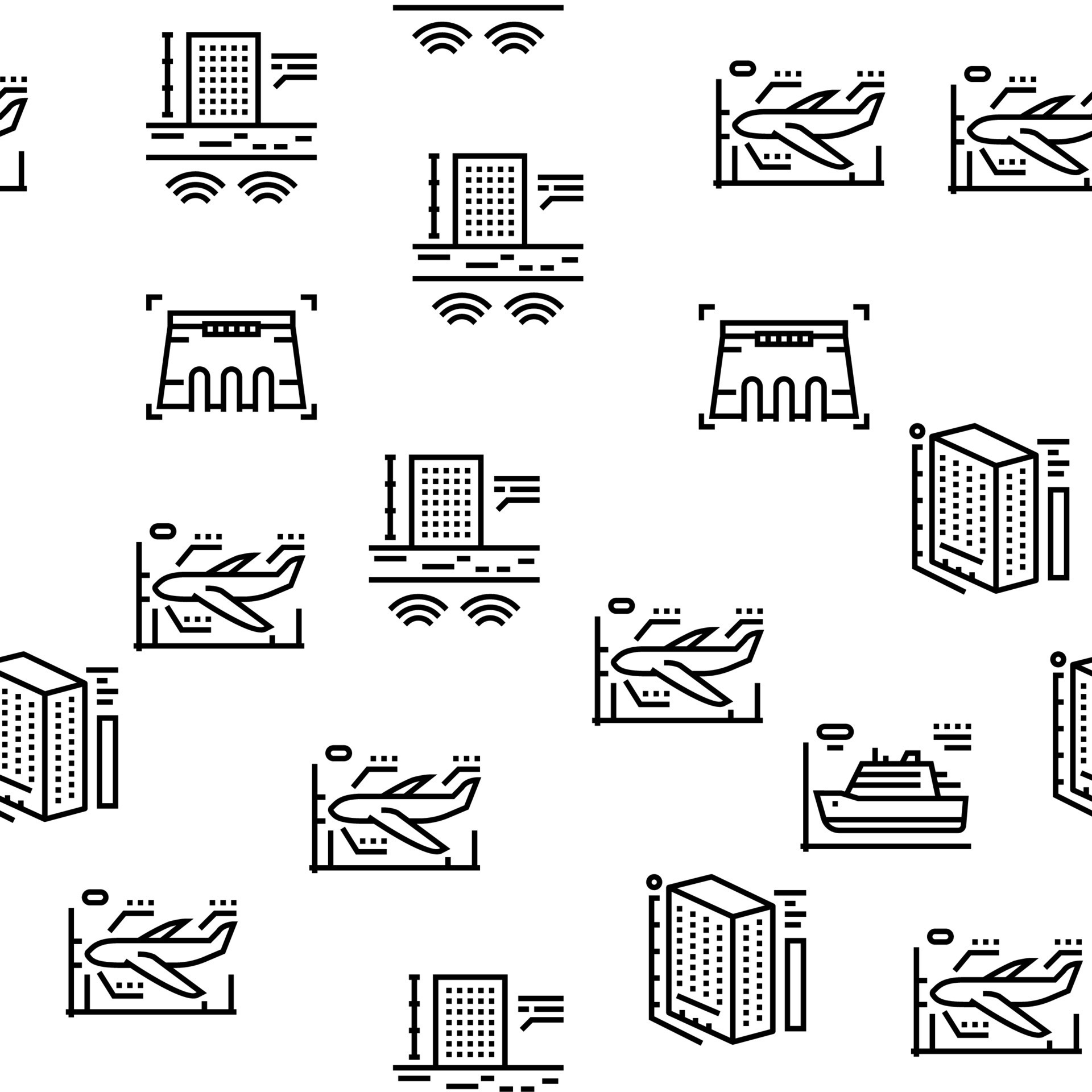 Modeling Engineering Vector Seamless Pattern 10142890 Vector Art at ...