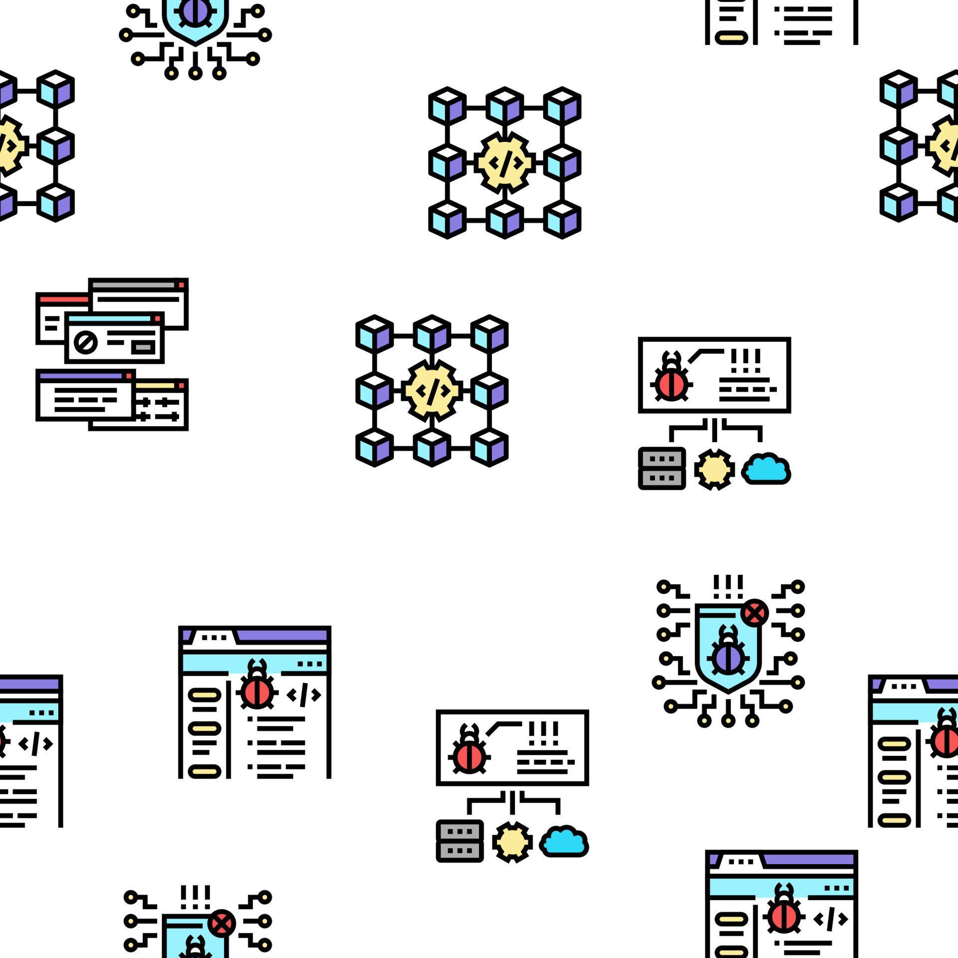 Debug Research And Fix Vector Seamless Pattern 10144153 Vector Art at Vecteezy