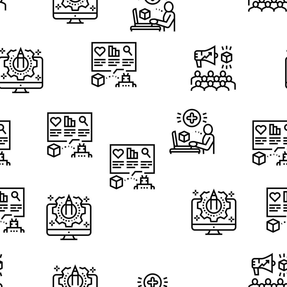 User Generated Content Vector Seamless Pattern 10144641 Vector Art At