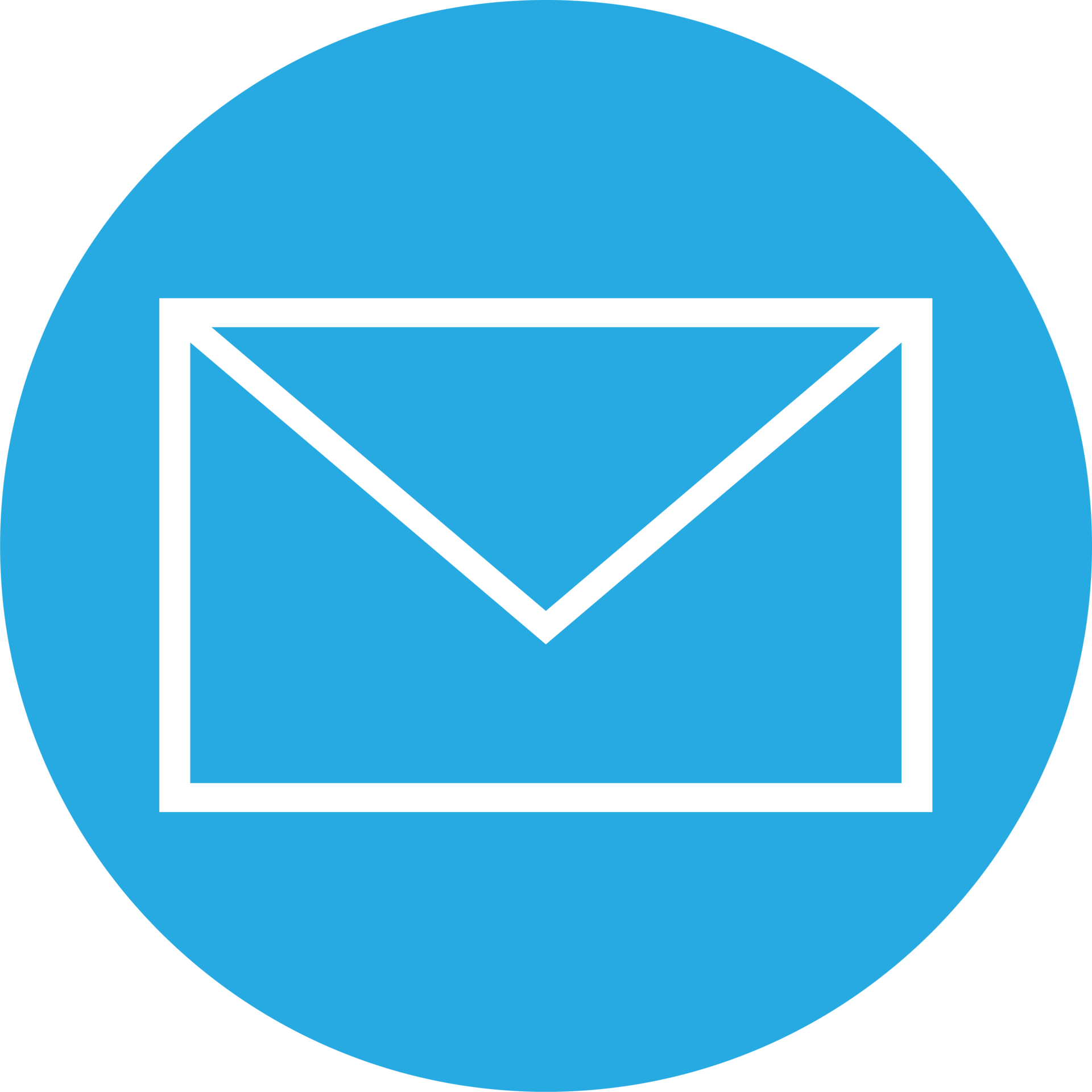 Mail Icon Png Blue