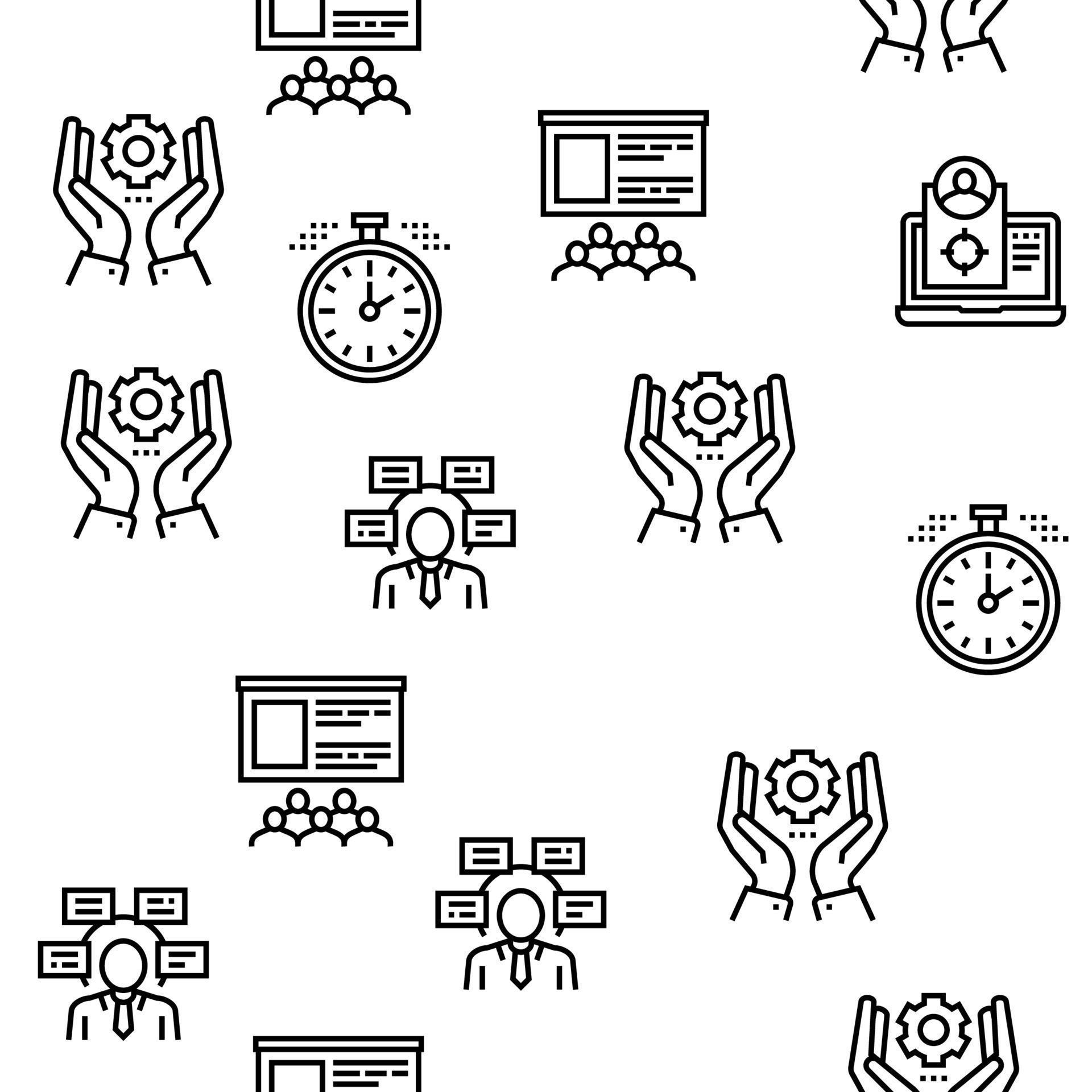 Project Development Vector Seamless Pattern 10144973 Vector Art at Vecteezy