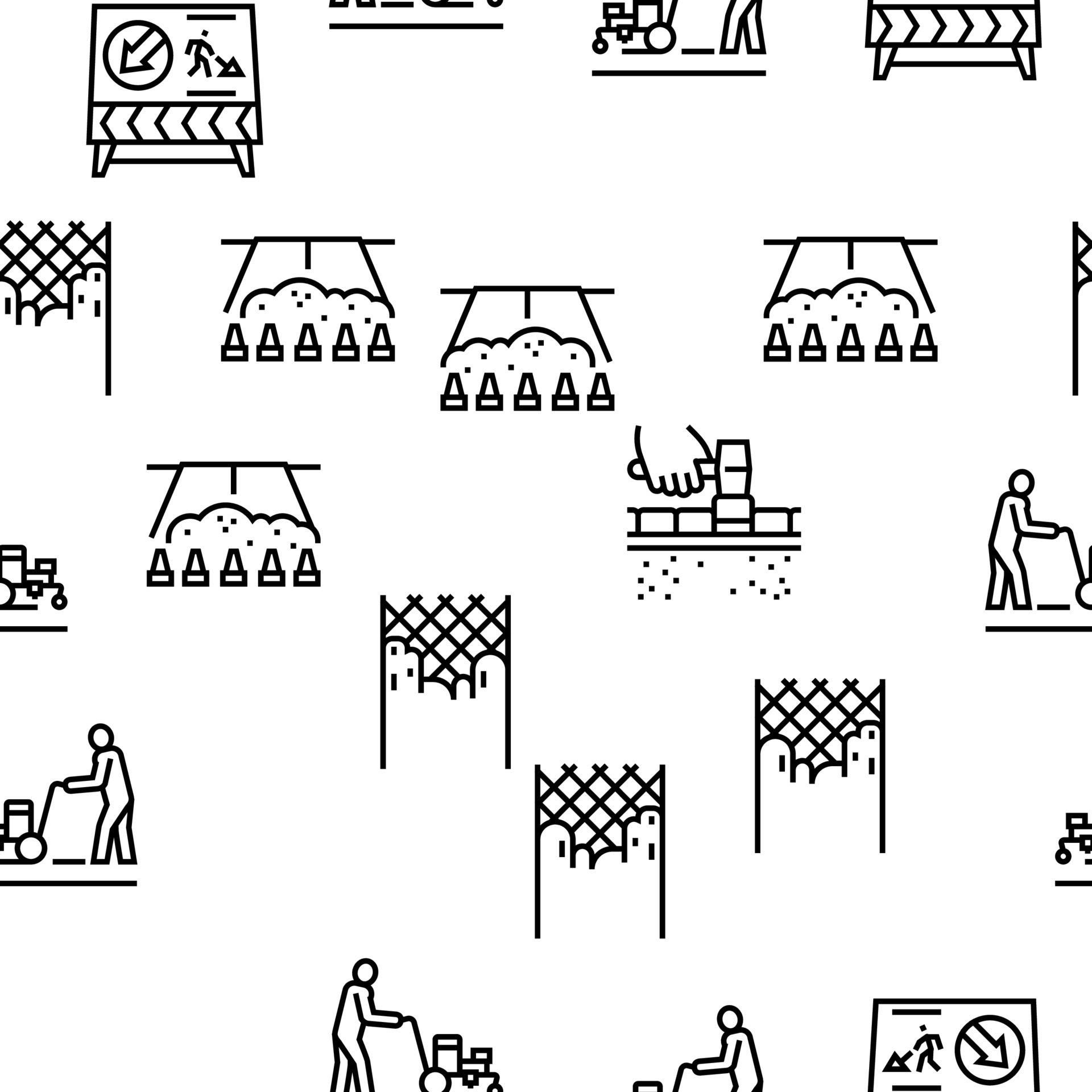 Road Construction Vector Seamless Pattern 10145153 Vector Art at Vecteezy Road Construction Vector Seamless Pattern 10145153 Vector Art at Vecteezy
