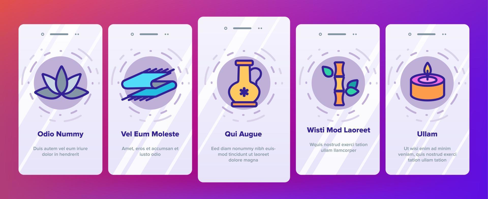 Spa Beauty Service Linear Vector Onboarding 10149768 Vector Art At Vecteezy